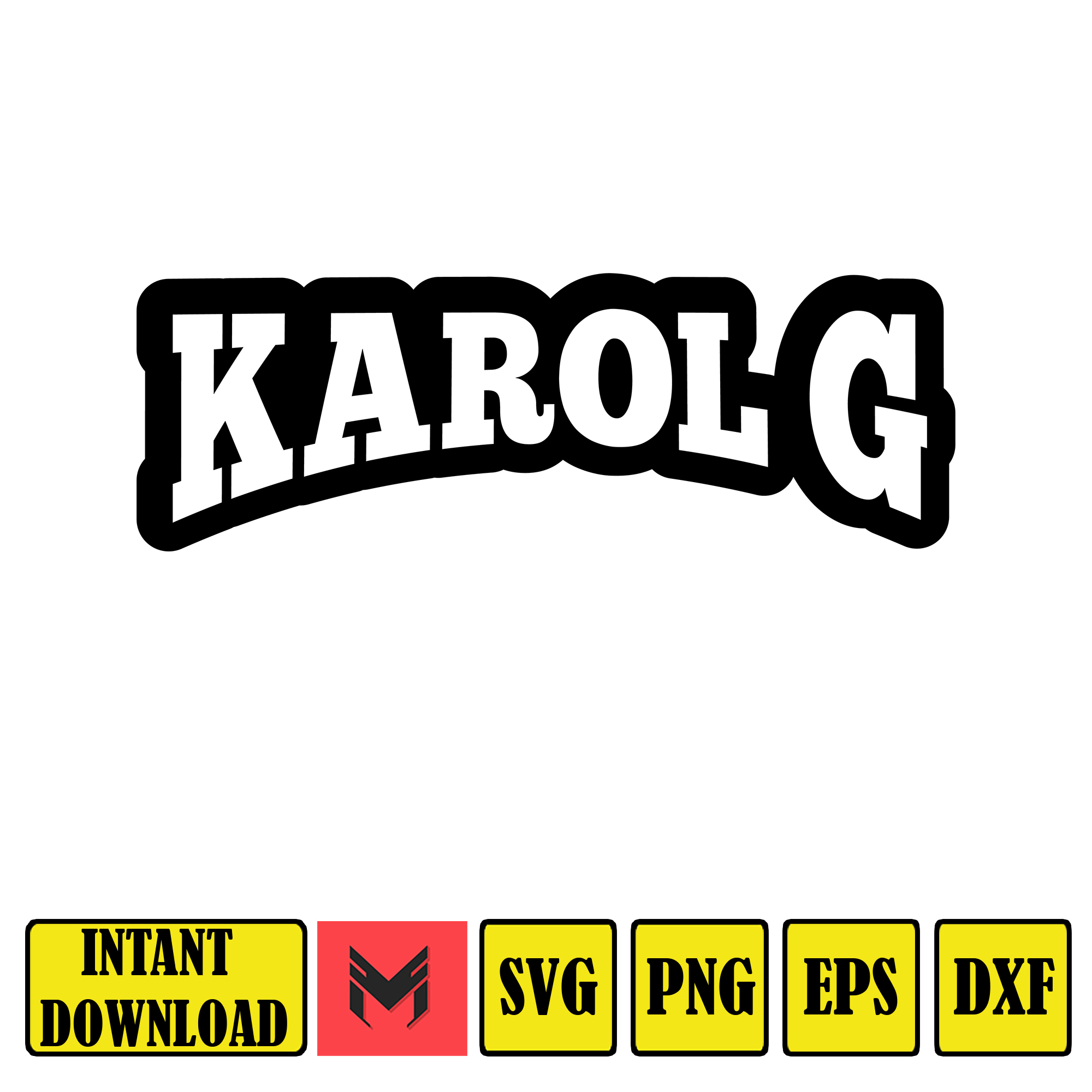 Karol G PNG SVG Mega, Karol G Alphabet Svg, Maana Ser Bonito | Inspire ...