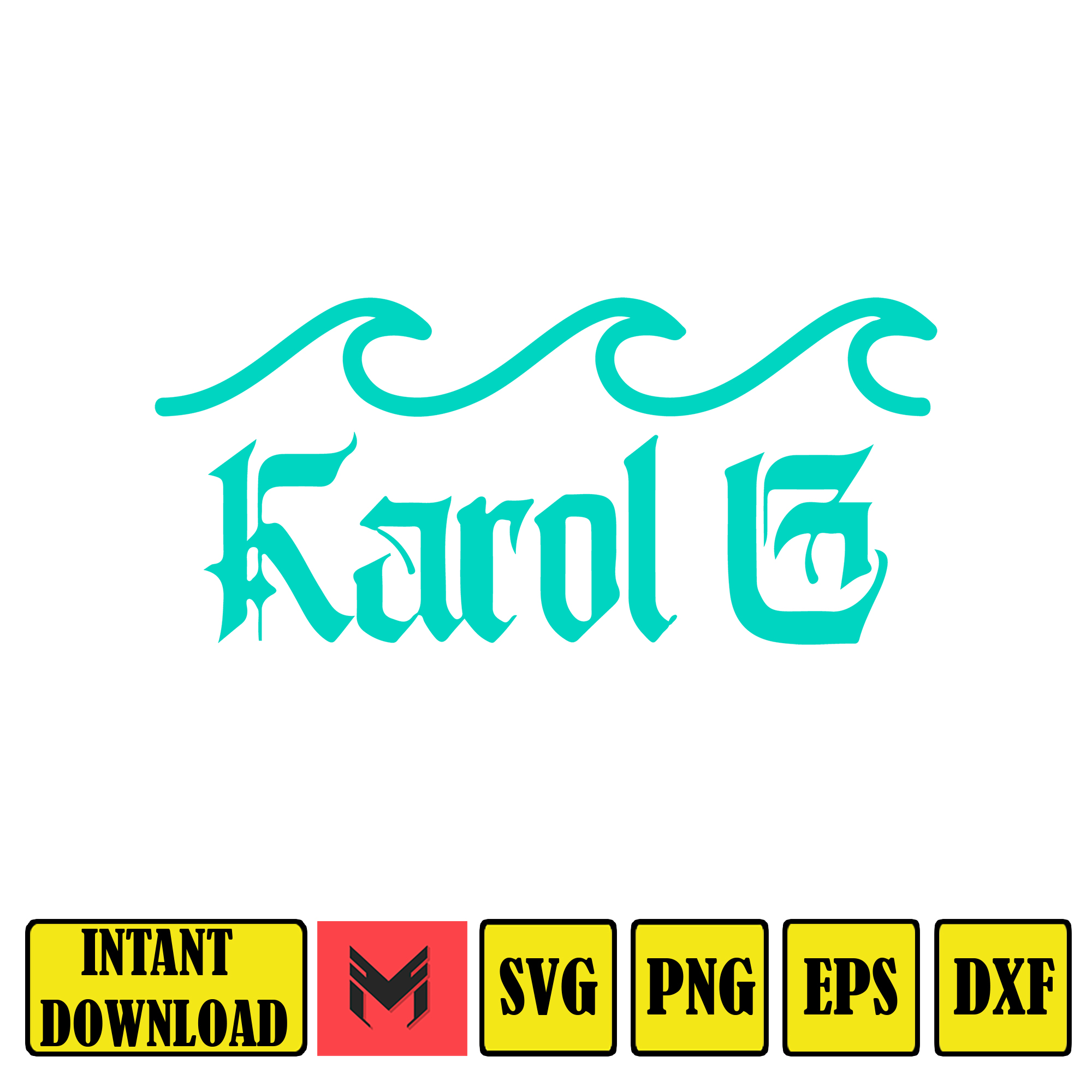 Karol G PNG SVG Mega, Karol G Alphabet Svg, Maana Ser Bonito | Inspire ...