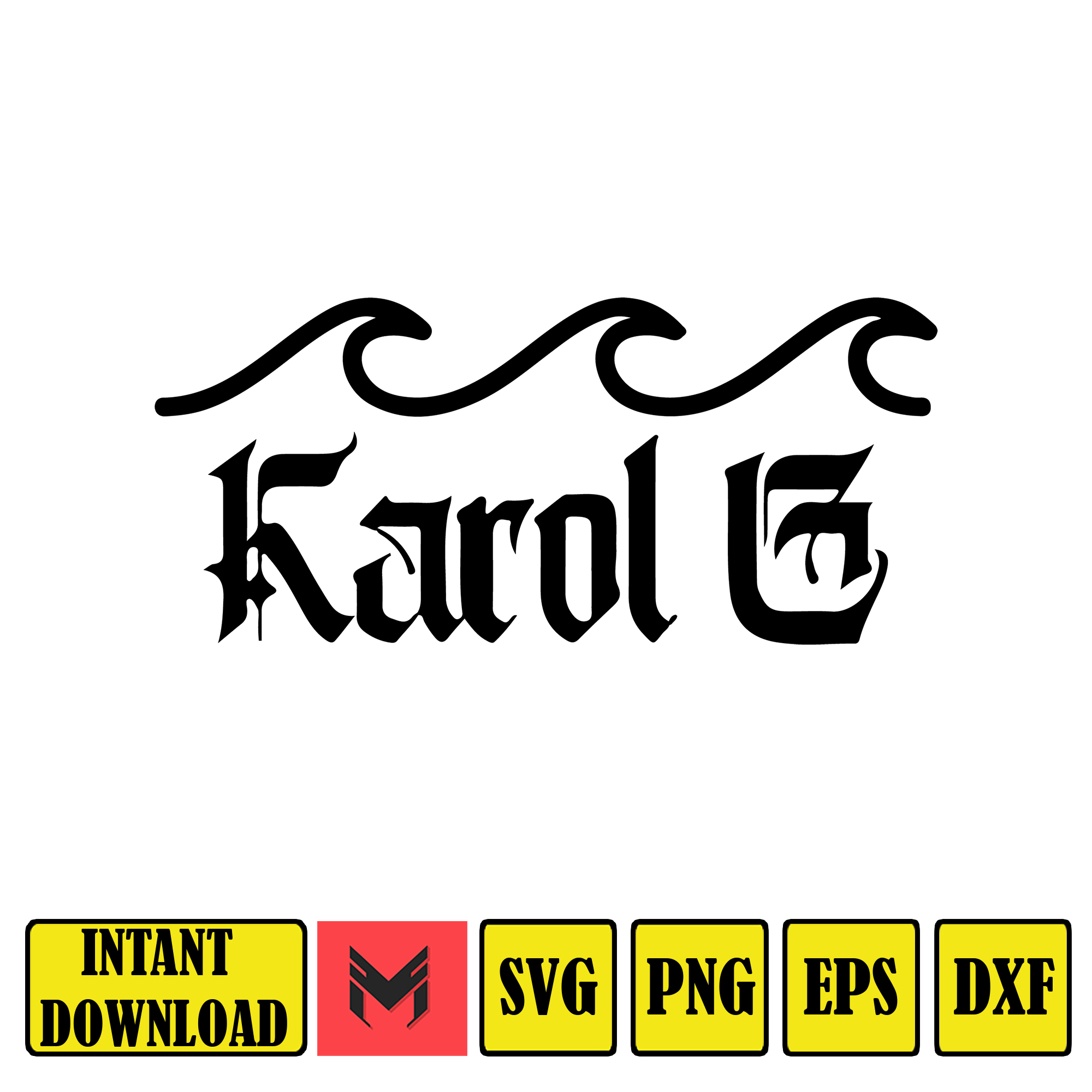 Karol G PNG SVG Mega, Karol G Alphabet Svg, Maana Ser Bonito | Inspire ...