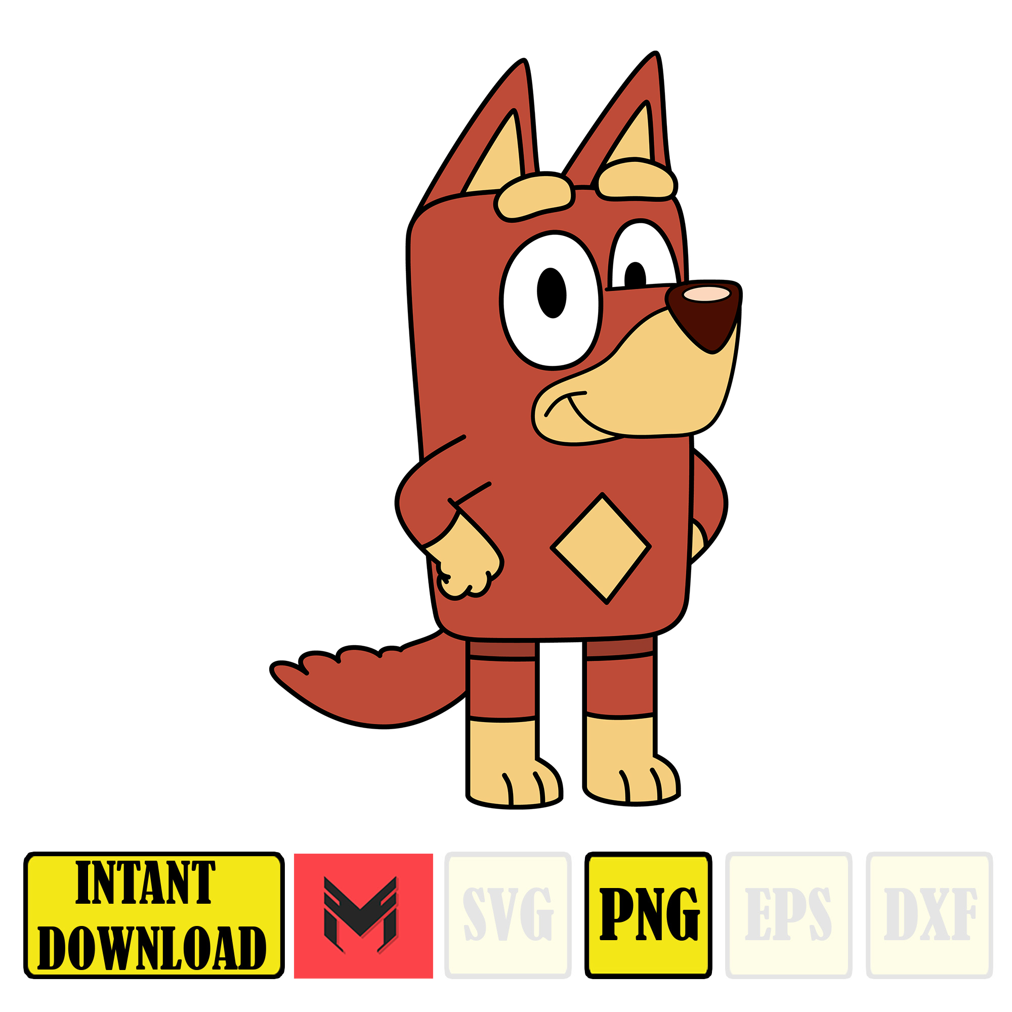 Bluey PNG, Bluey Family Party Png, Bluey Birthday PNG, Bluey - Inspire ...