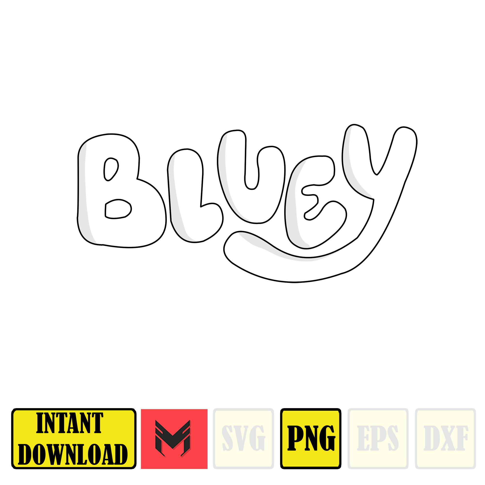 Bluey PNG, Bluey Family Party Png, Bluey Birthday PNG, Bluey | Inspire ...