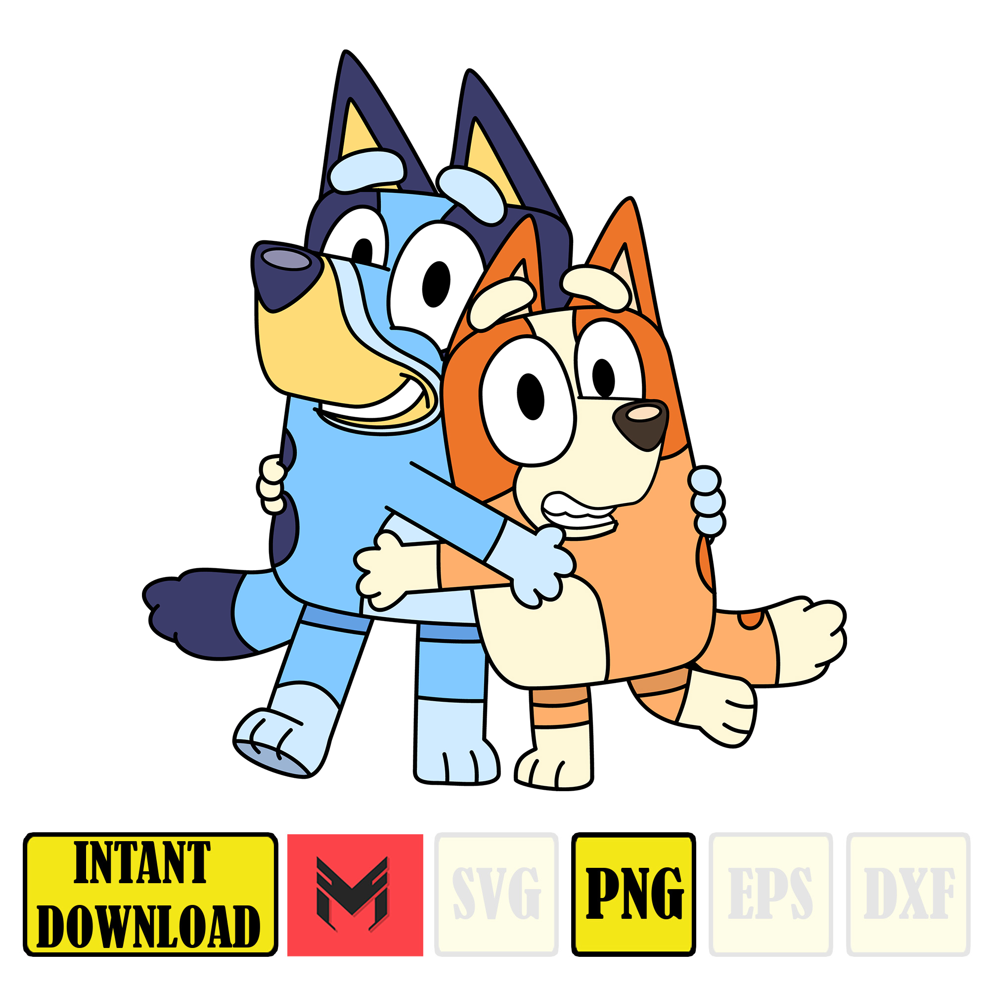 Bluey PNG, Bluey Family Party Png, Bluey Birthday PNG, Bluey | Inspire ...