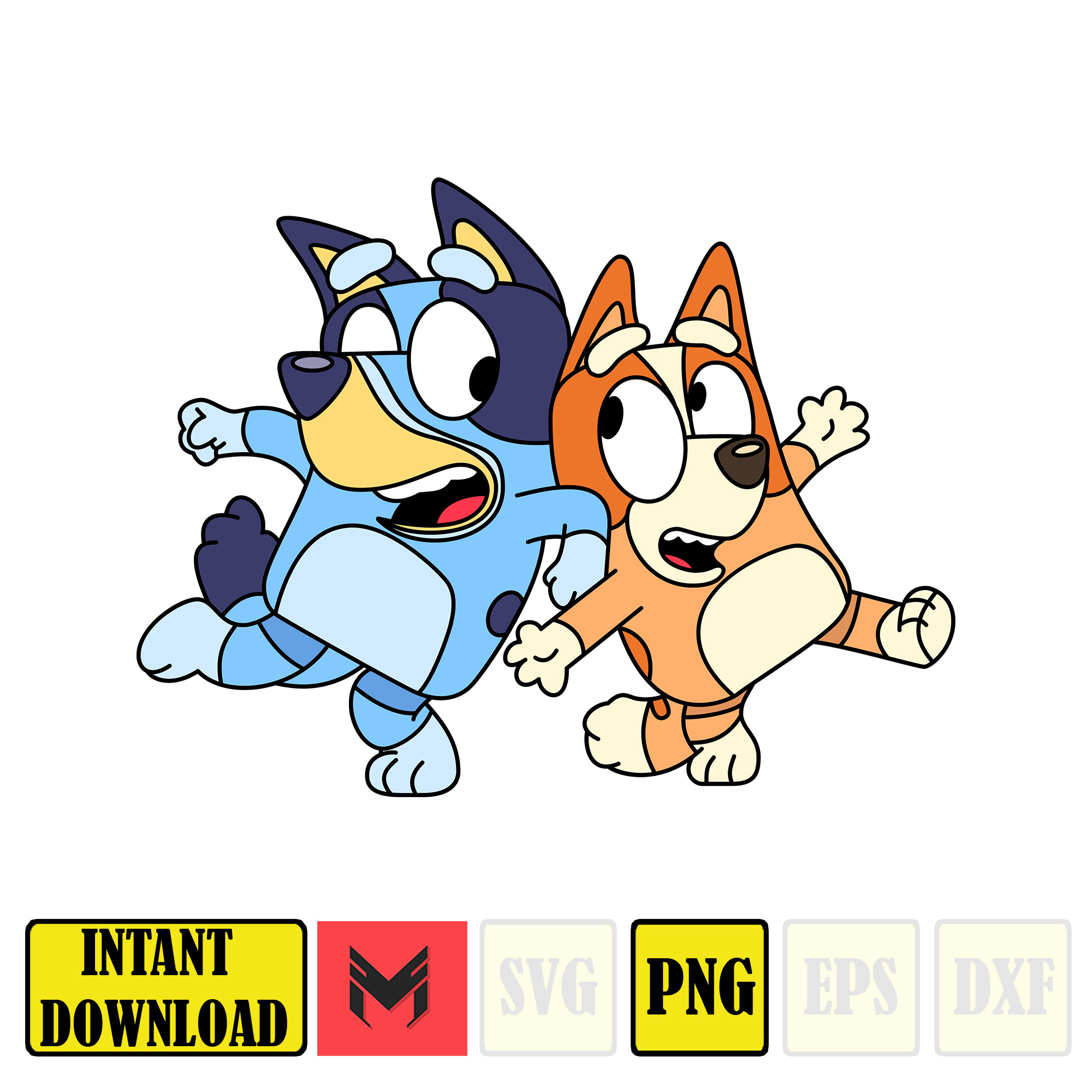 Bluey PNG, Bluey Family Party Png, Bluey Birthday PNG, Bluey | Inspire ...