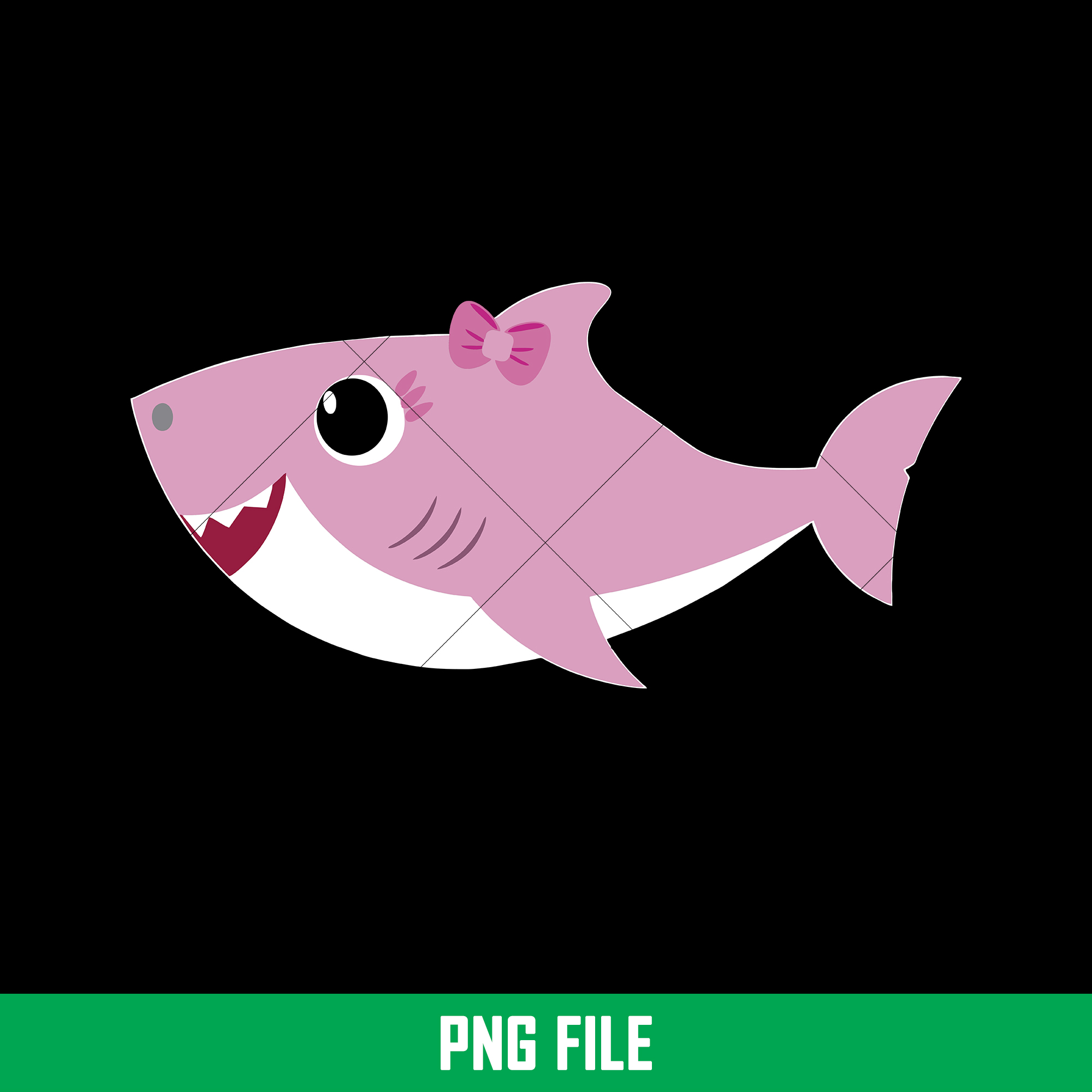 Baby Shark Png, Shark Family Png, Ocean Life Png, Cute Fish | Inspire ...