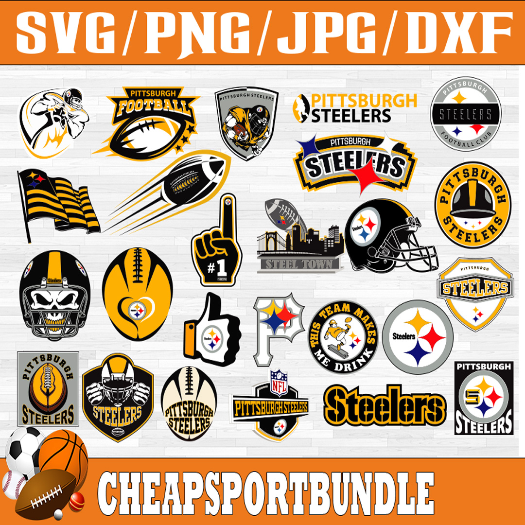 Bundle 25 Files Pittsburgh Steelers Football team Svg, Pitts - Inspire ...