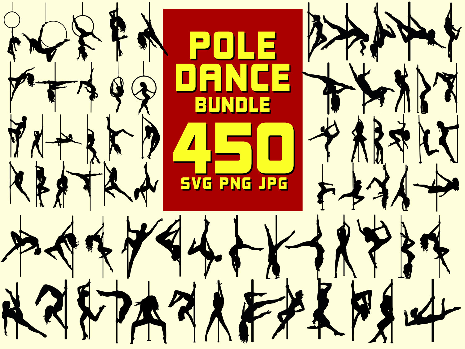 450 Pole Dance Bundle Svg, Trending Svg, Strippers Svg Bundl | Inspire ...
