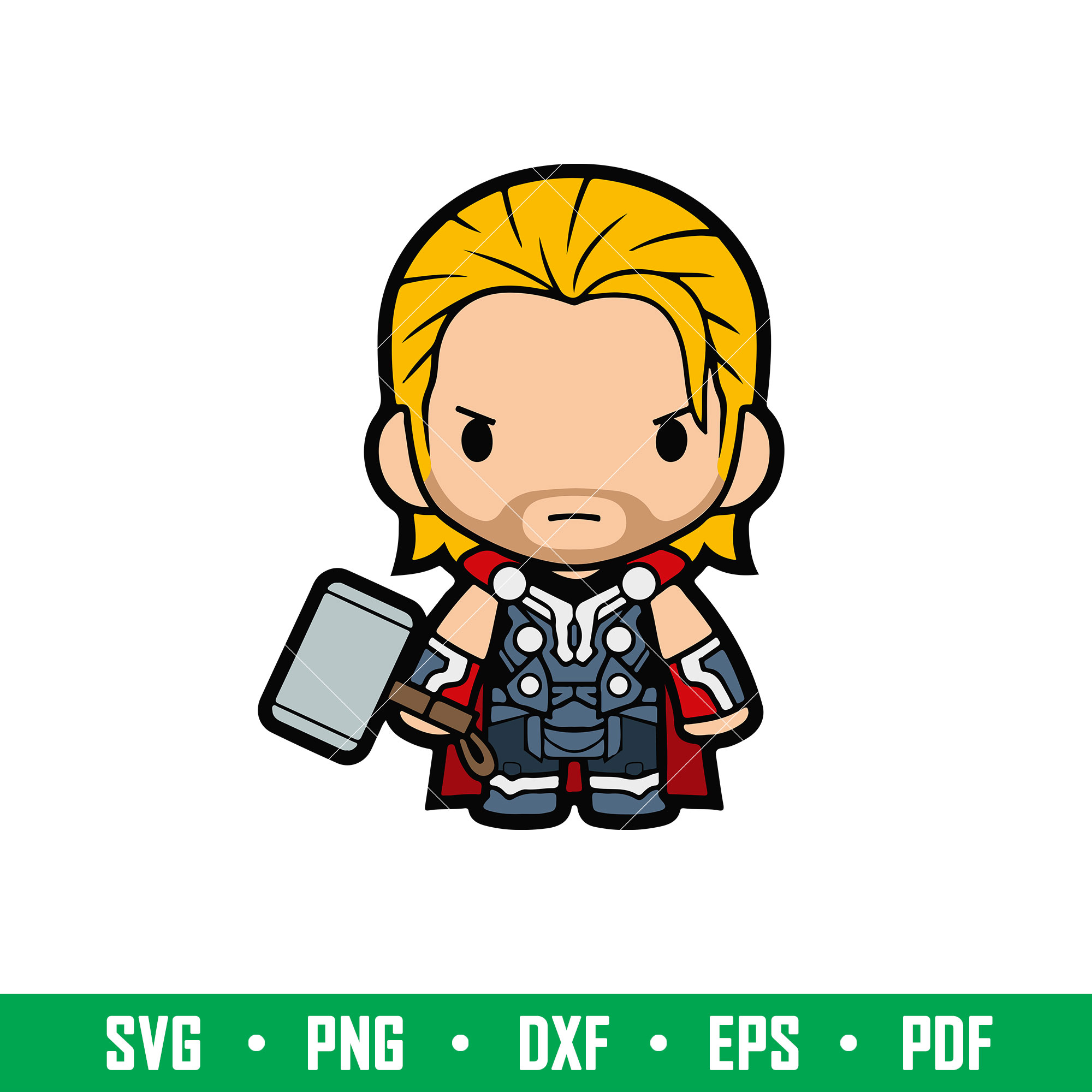 Chibi Avengers Svg, Superhero Svg, Avengers Svg, Avengers Sq | Inspire ...