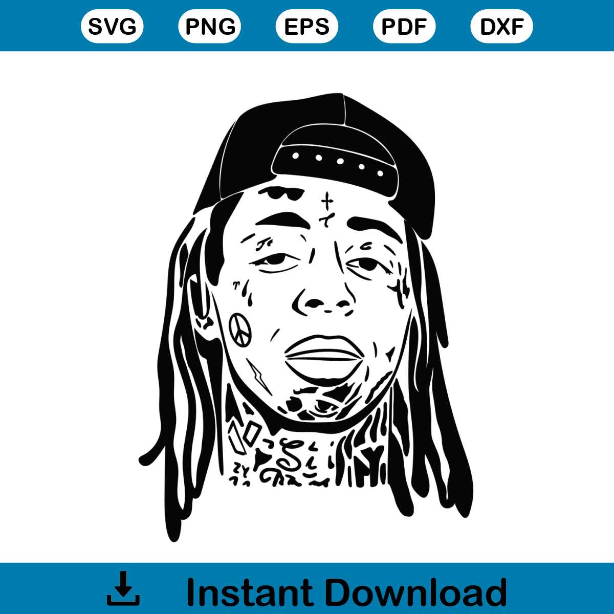 Rapper SVG PNG Cash Money Records Rapper SVG Cricut For File | Inspire ...