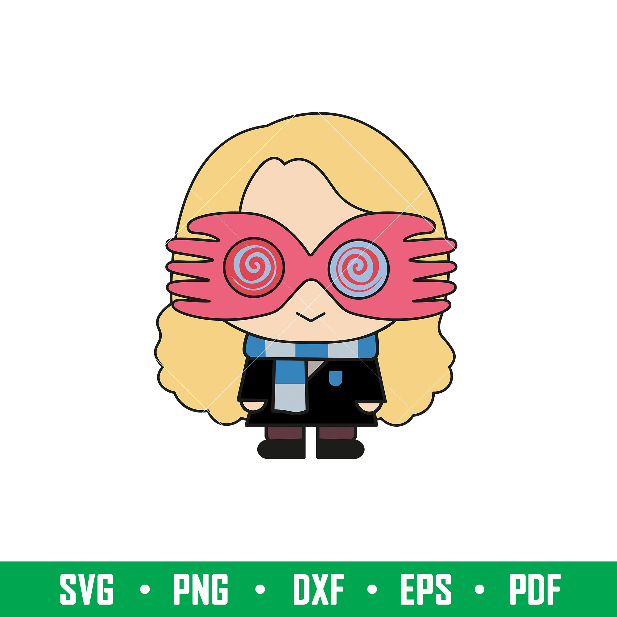 Harry Potter Chibi Svg, Harry Potter Svg, Harry Potter Clipa | Inspire ...