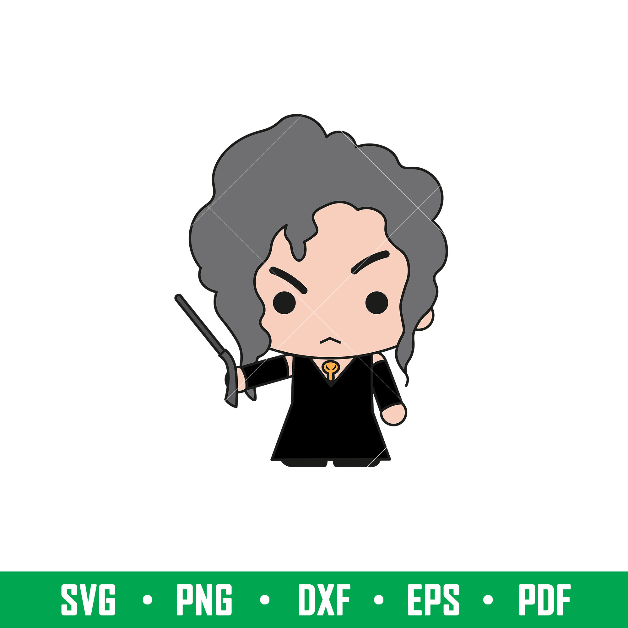 Harry Potter Chibi Svg, Harry Potter Svg, Harry Potter Clipa | Inspire ...