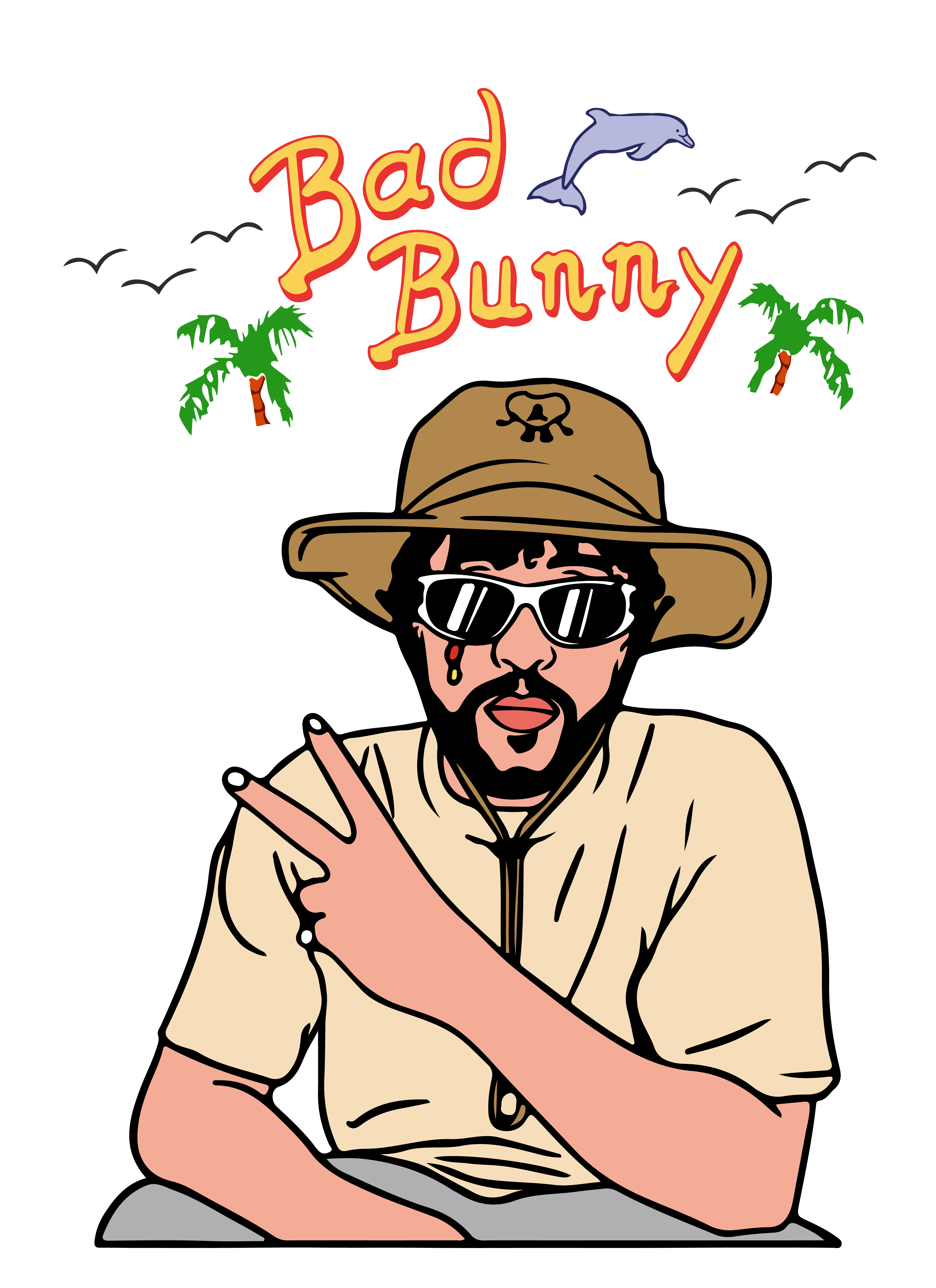300 Bad Bunny Svg , Bad Bunny Svg, Bad Bunny , Bad Bunny Rap | Inspire ...