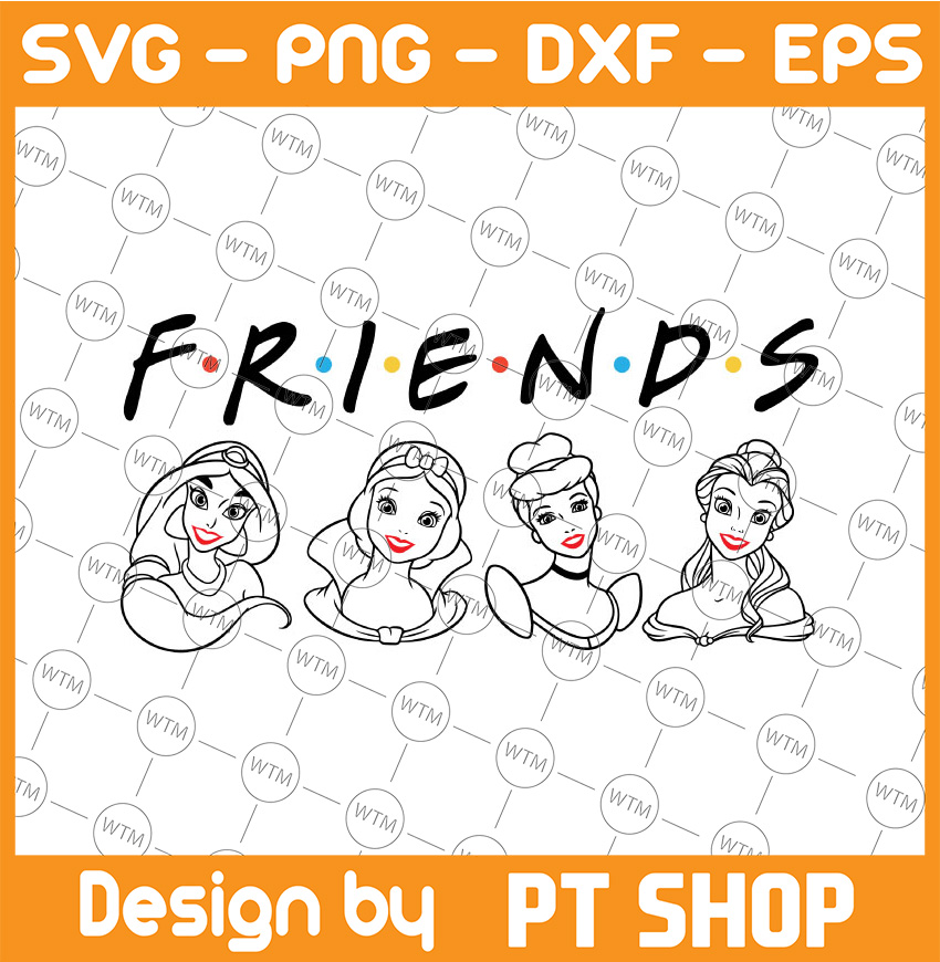 Princess Friends SVG, Disney Princess Friends, Princess Frie | Inspire ...