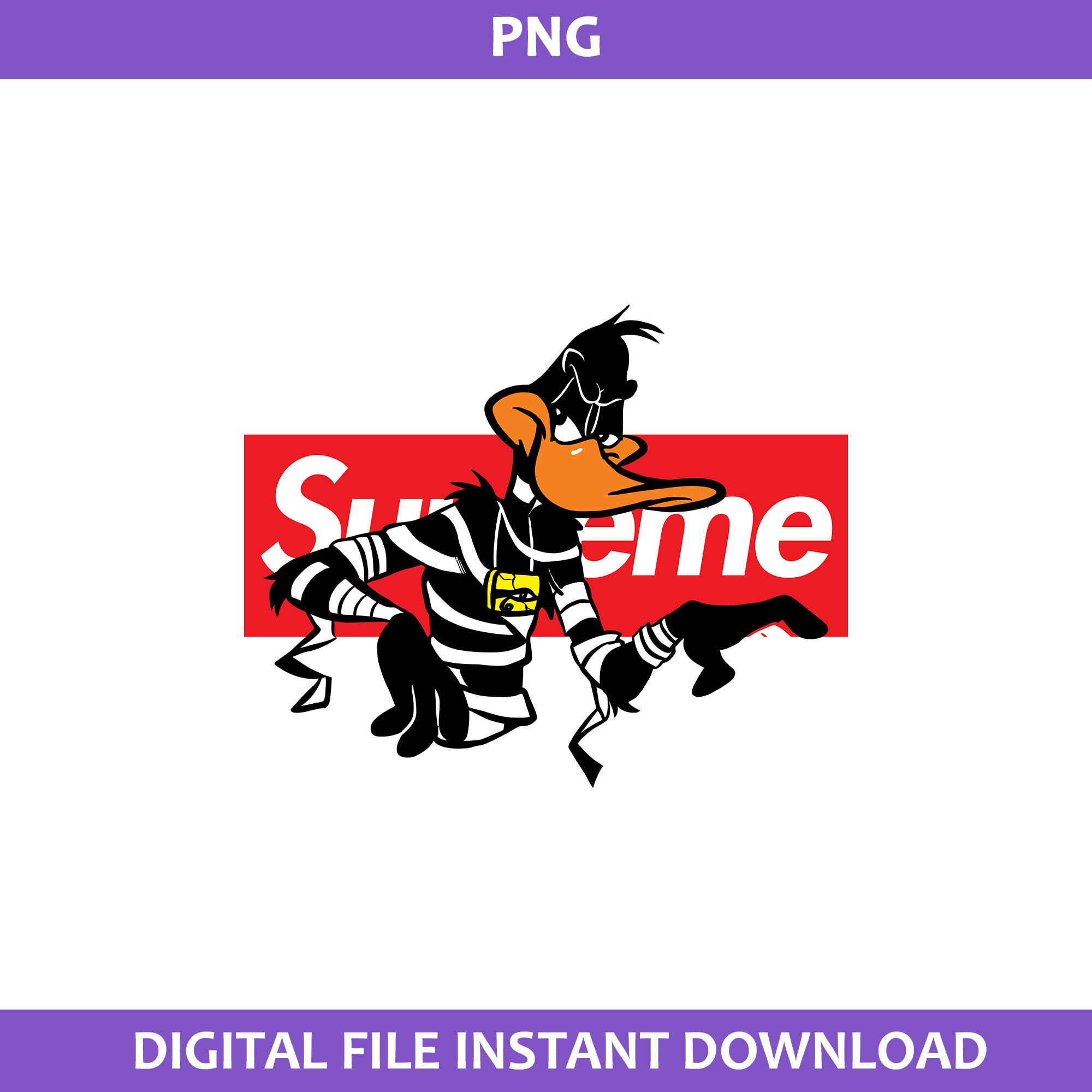 Daffy Duck Supreme Png, Supreme Logo Png, Daffy Duck Png, Ca - Inspire ...