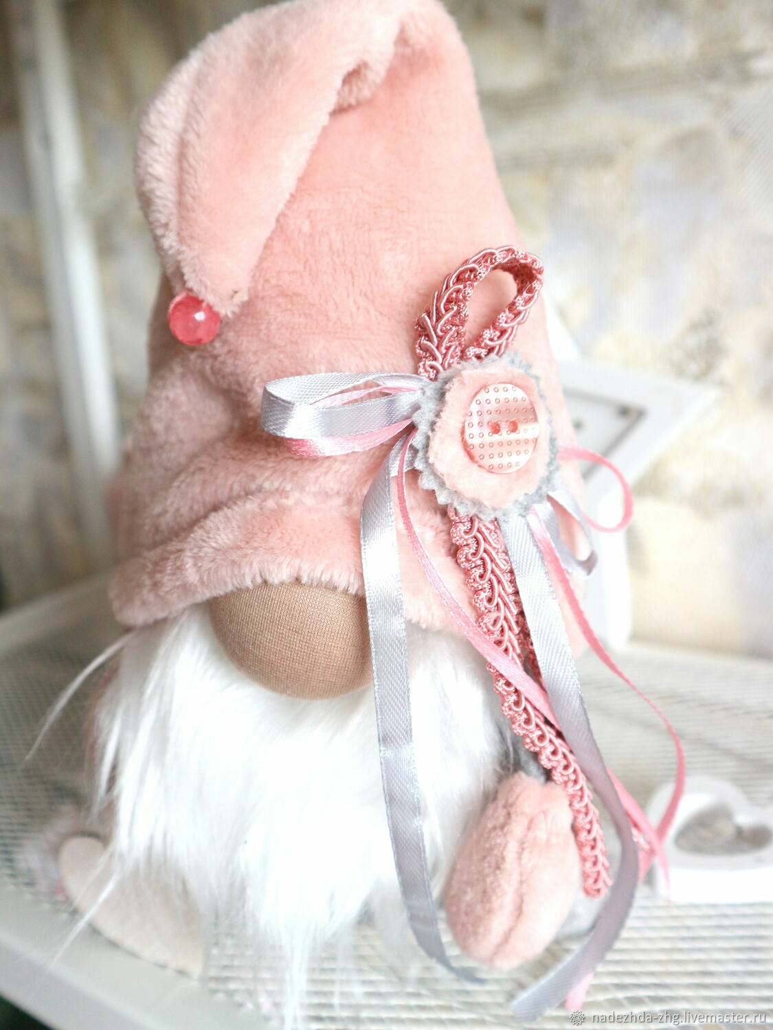 Pink handmade gnome gift for your home | Inspire Uplift