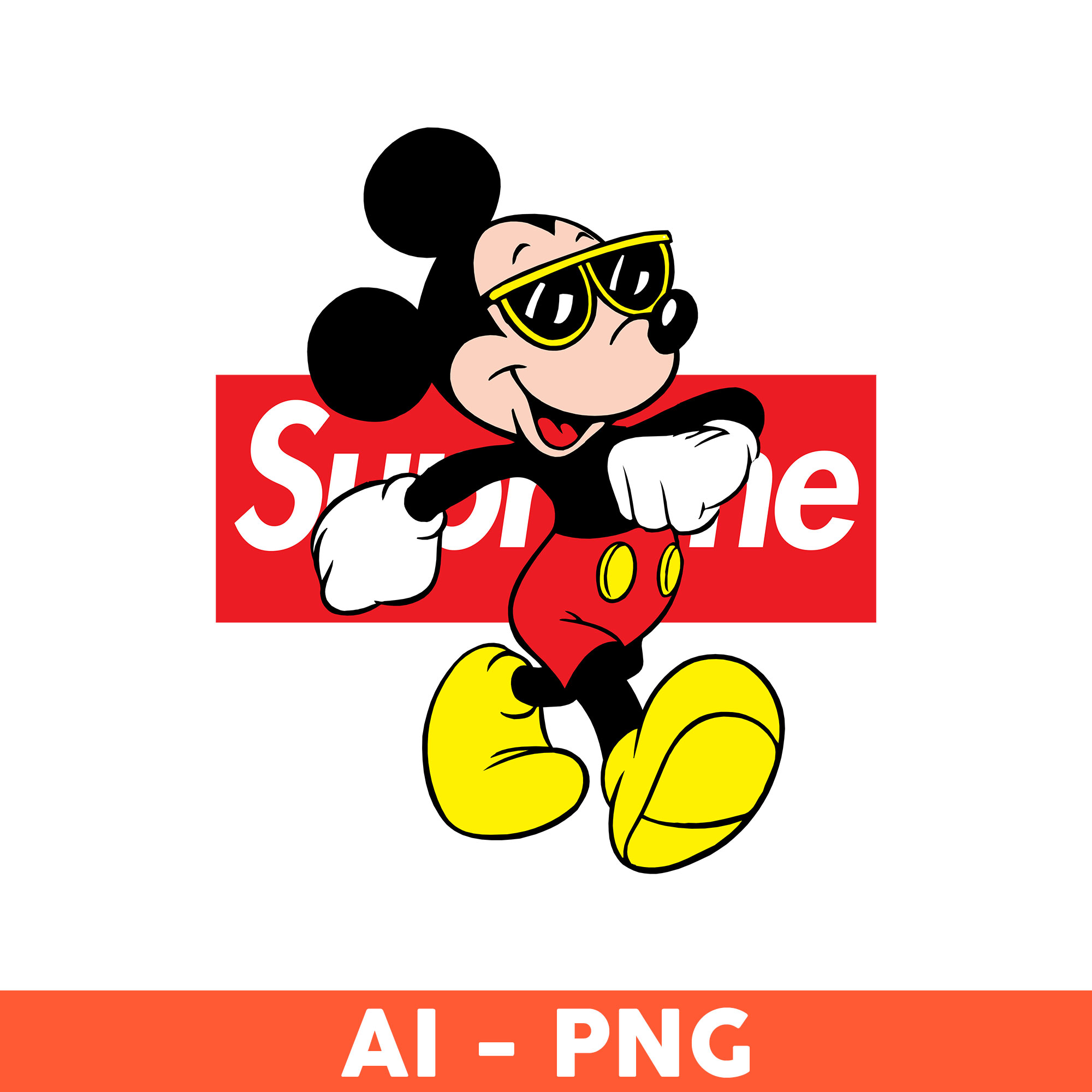 Supreme Mickey Png, Mickey Png, Disney Png, Logo Supreme Bra | Inspire ...