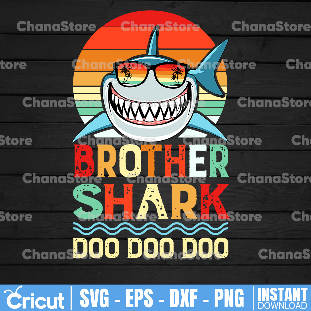 Brother Shark png, Shark png, Shark Family png, Shark Birthd | Inspire ...