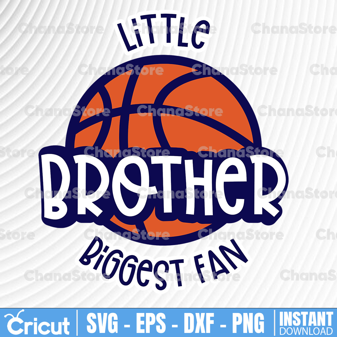 Little Brother Biggest Fan SVG Cut File, Vector Printable Cl - Inspire ...
