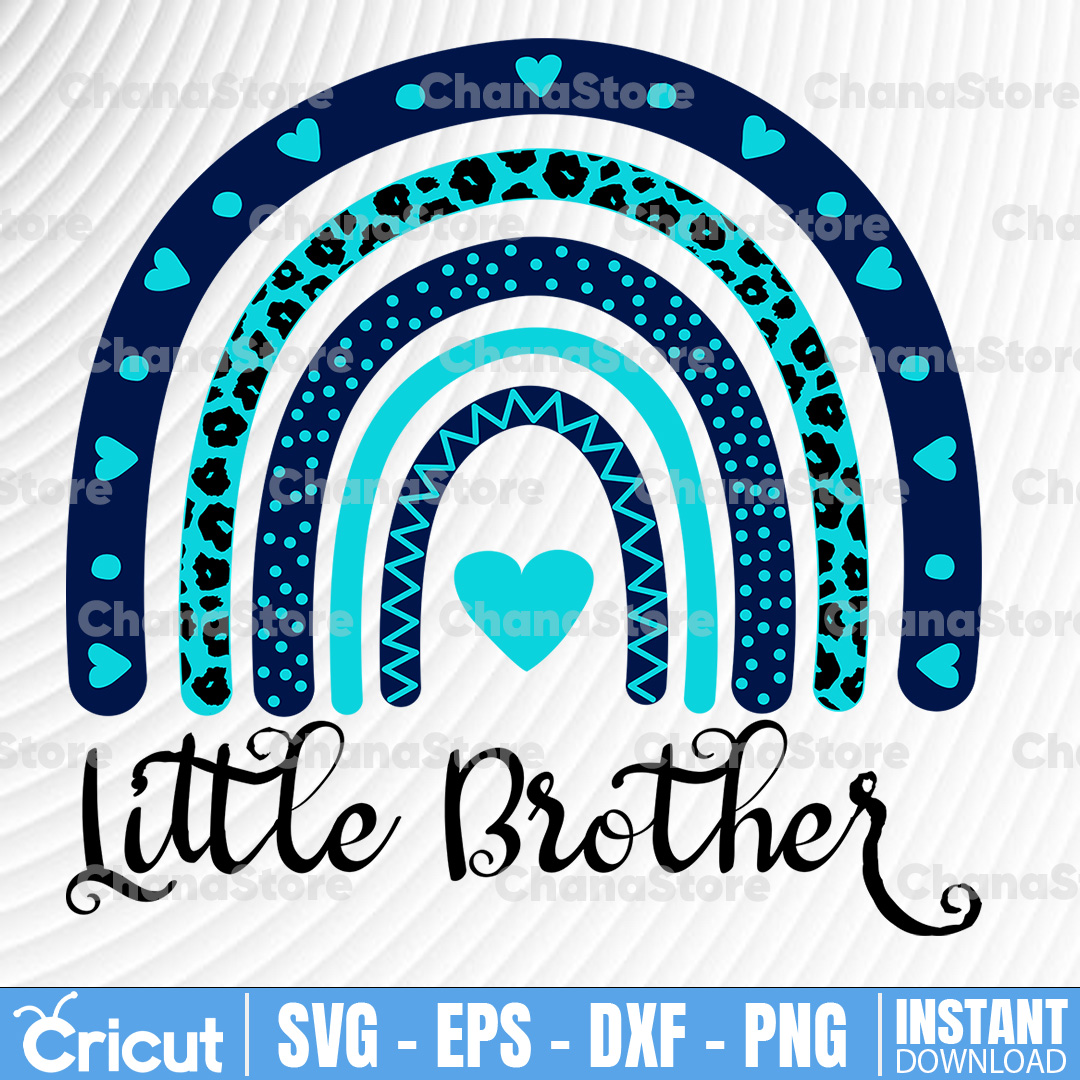 Little Brother Rainbow Png - Sibling Png - Little Brother An | Inspire ...