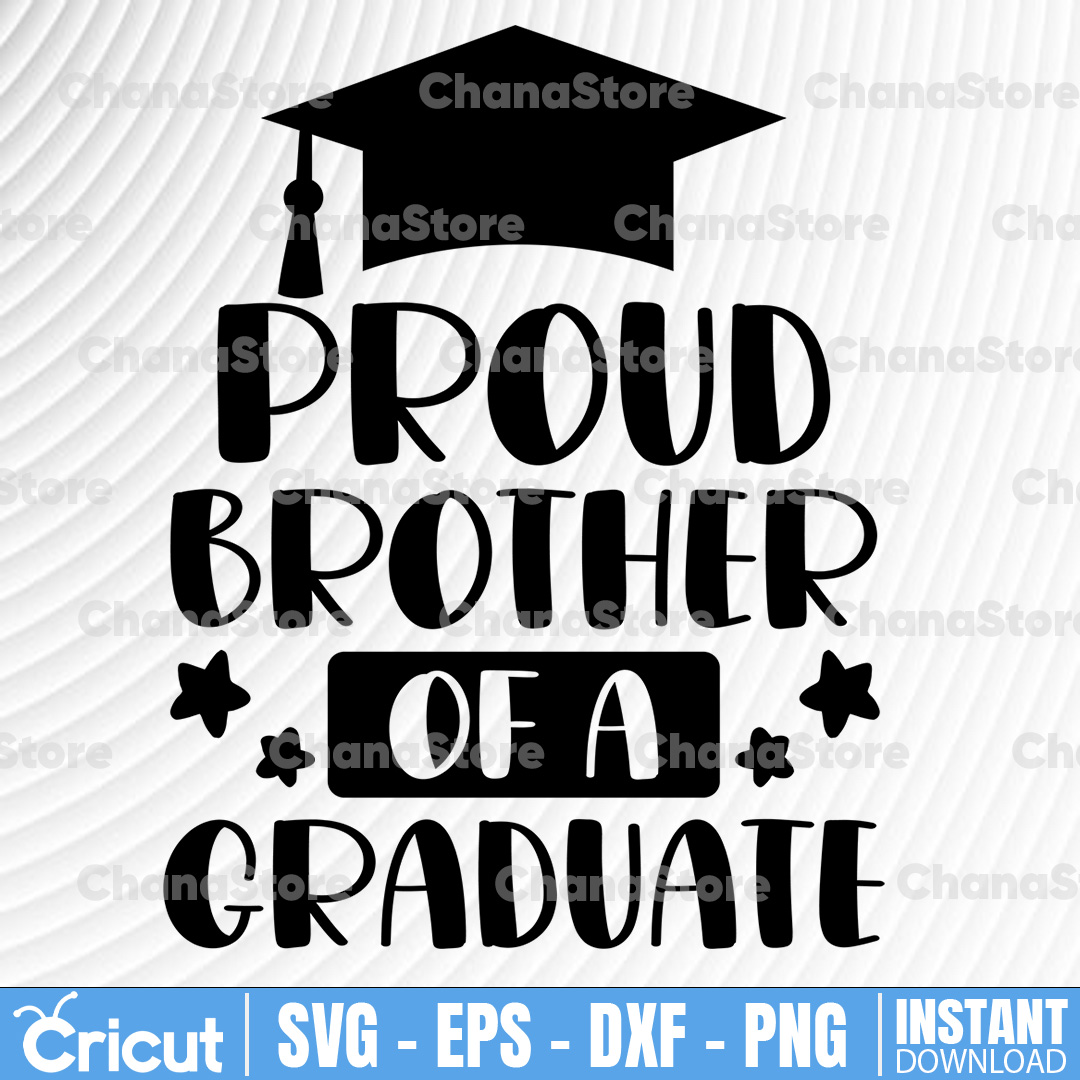 Proud Brother of the Graduate SVG, Graduate svg, Family Grad - Inspire ...