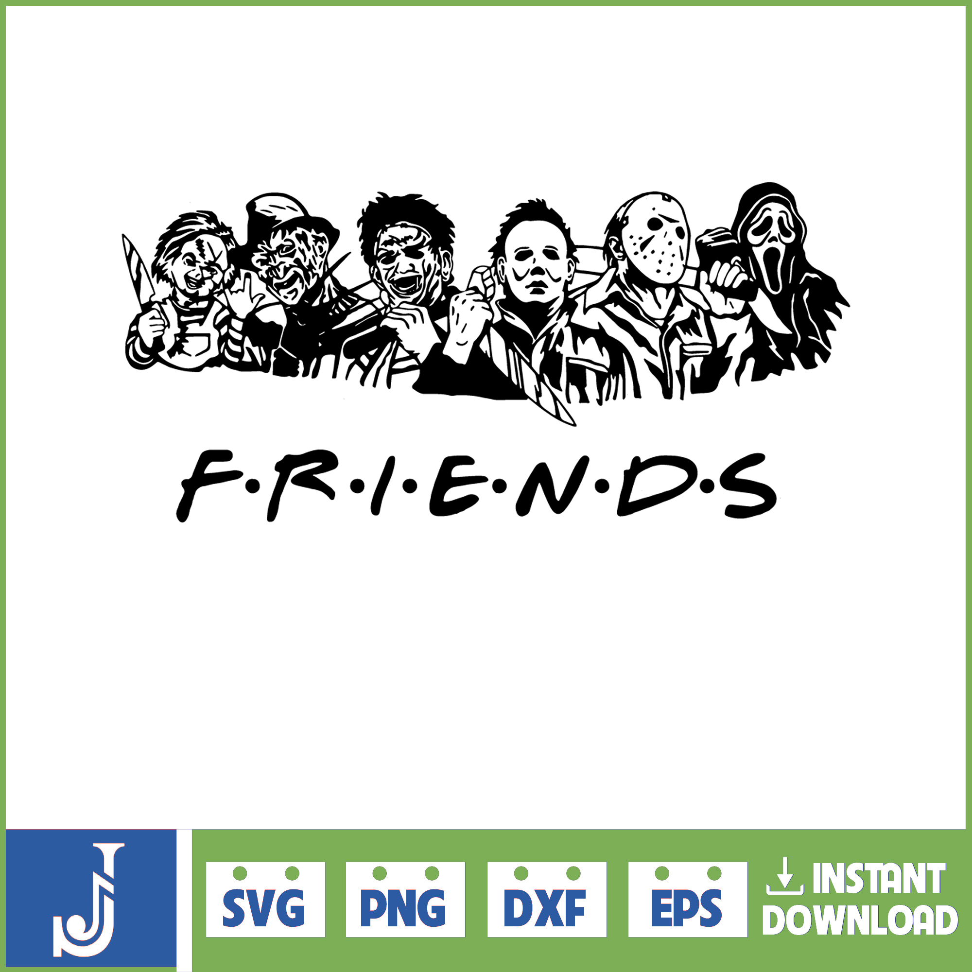 Horror SVG Halloween Horror SVG Horror Friends svg Horror ch | Inspire ...