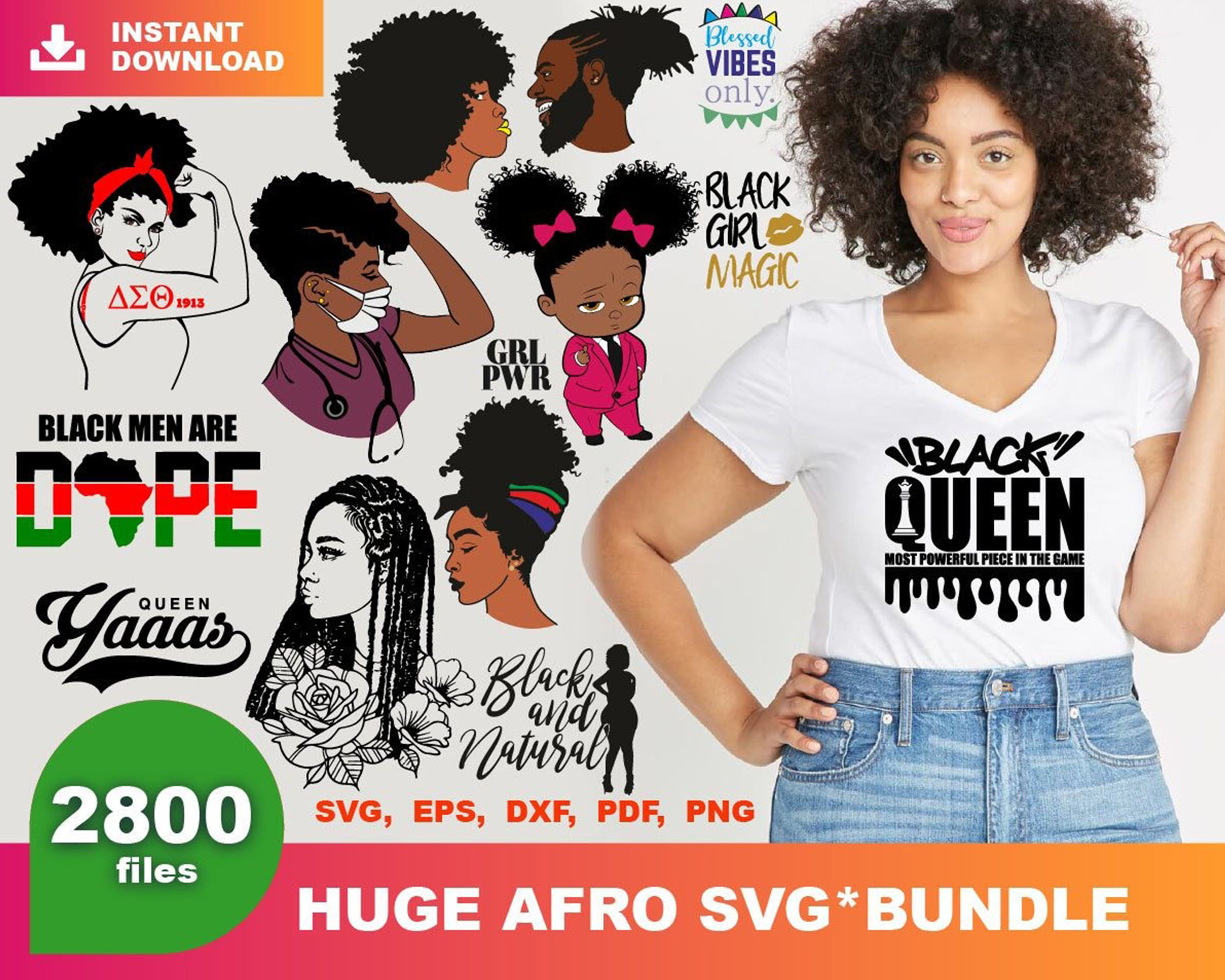 2800 files Huge Afro svg eps png, Huge Afro Bundle svg, for | Inspire ...