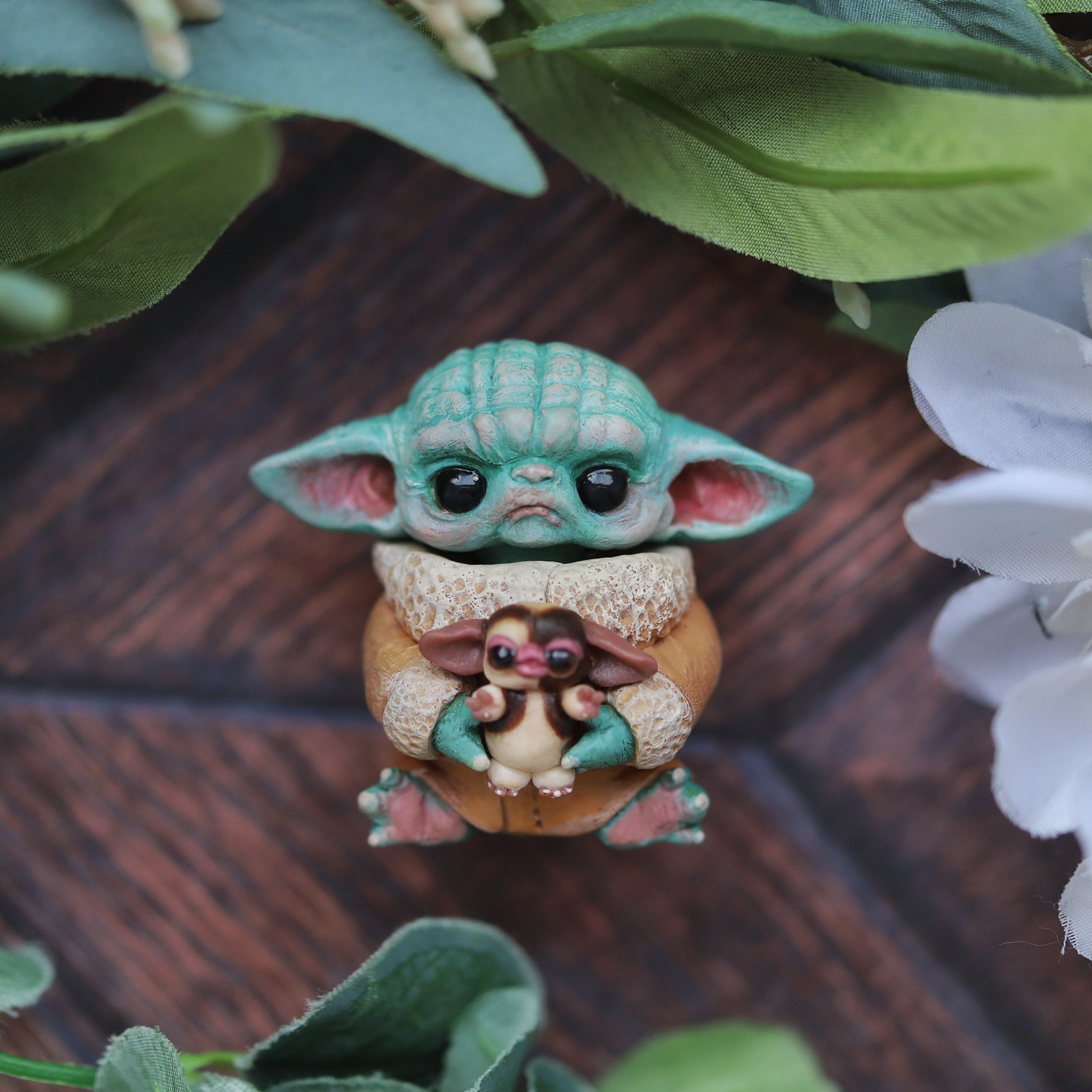 Baby GROGU with baby Mogwai | Inspire Uplift