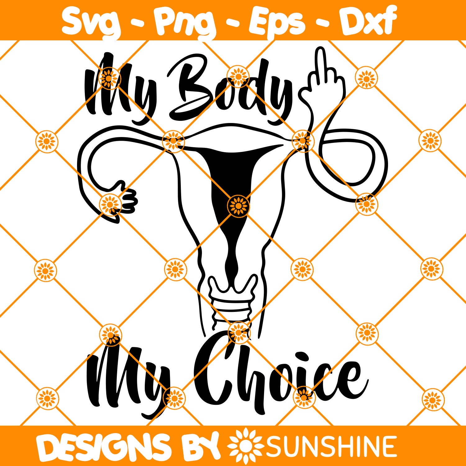 My Body My Choice Svg, Uterus Finger Svg, Angry Uterus Svg, | Inspire ...