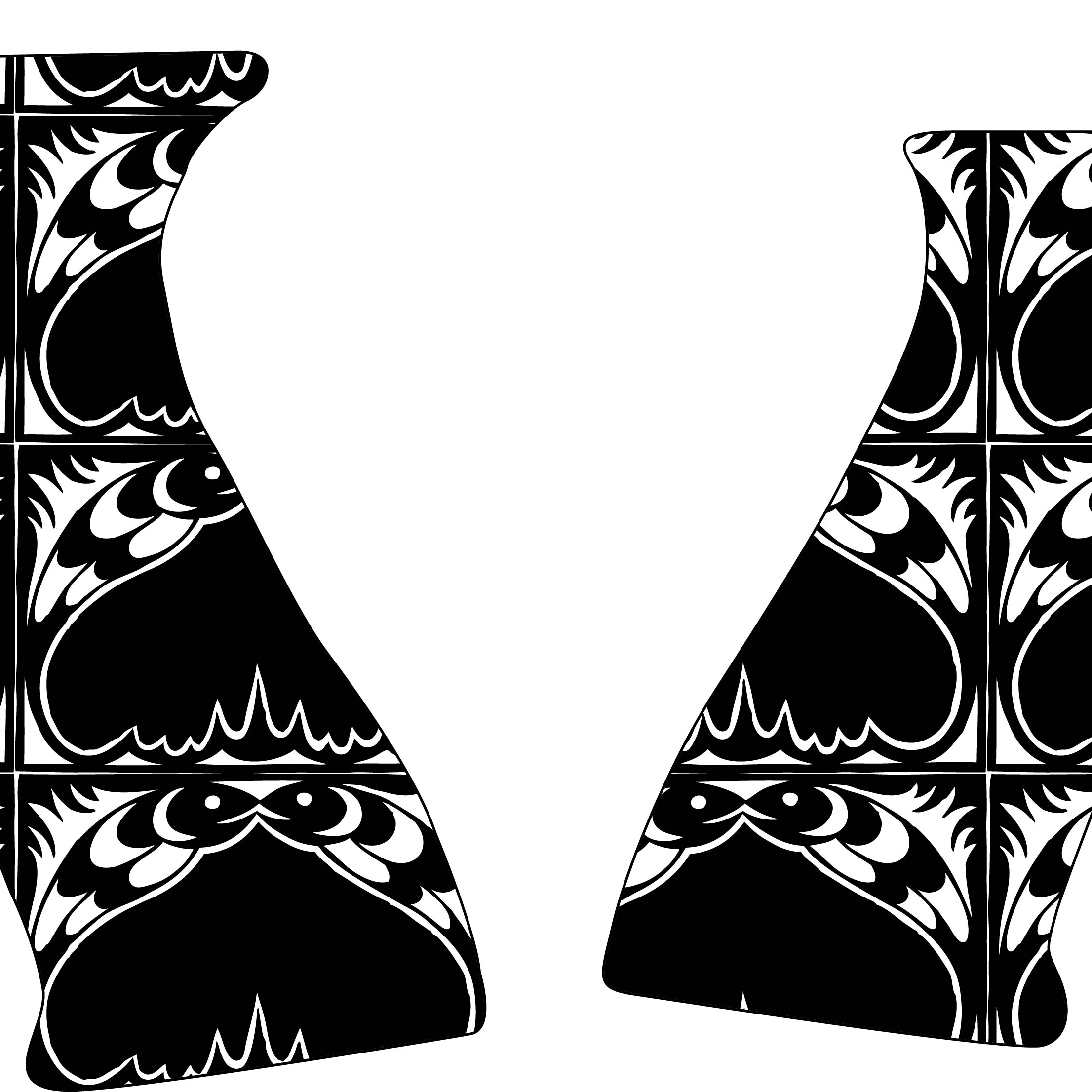 G19, Glock 19, Hand Stippling SVG Ai Design Custom,Black whi - Inspire ...