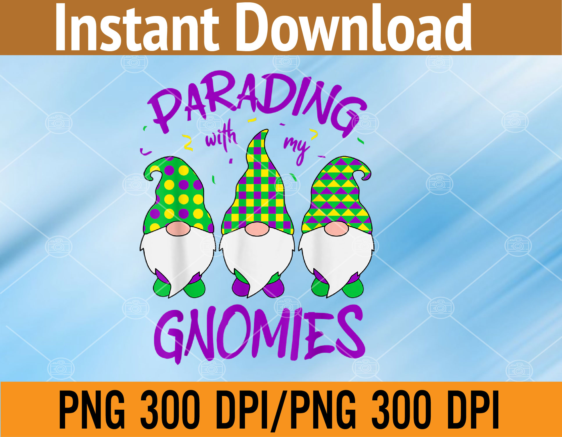 Three Gnomes Mardi Gras Parading With My Gnomies Svg, Eps, P | Inspire ...