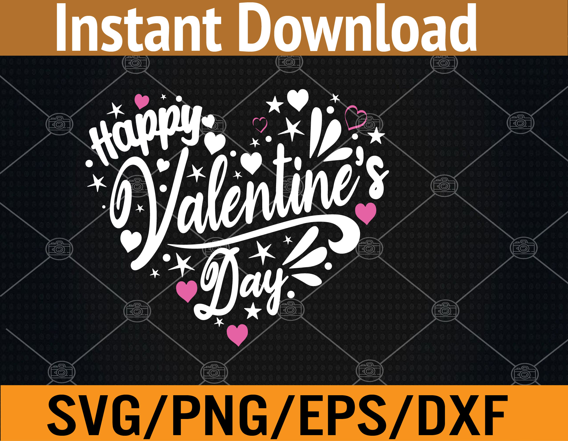 Funny Happy Valentine's Day Heart Svg, Eps, Png, Dxf, Digit - Inspire ...