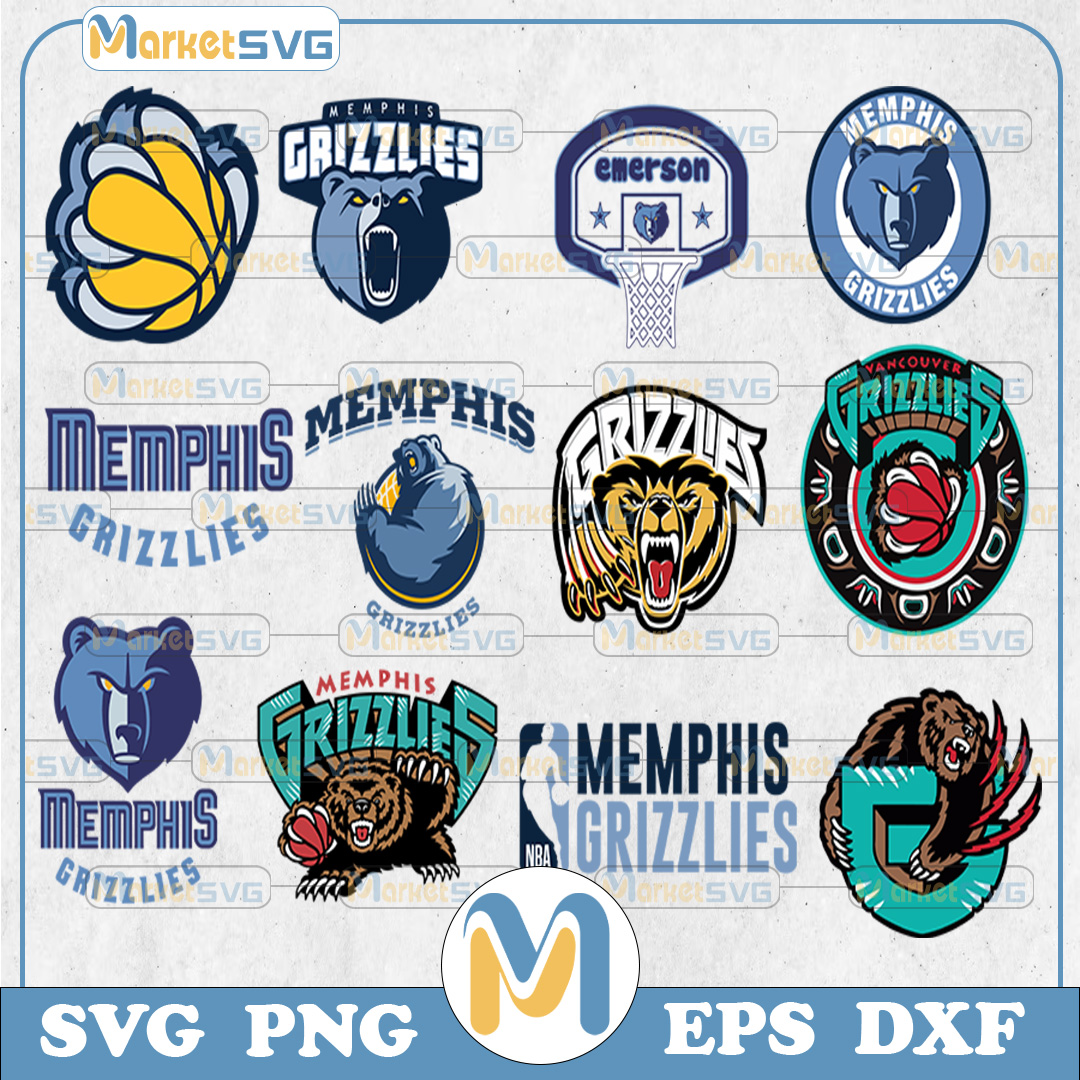 24 Files Memphis Grizzlies Basketball Team svg, Memphis Griz | Inspire ...