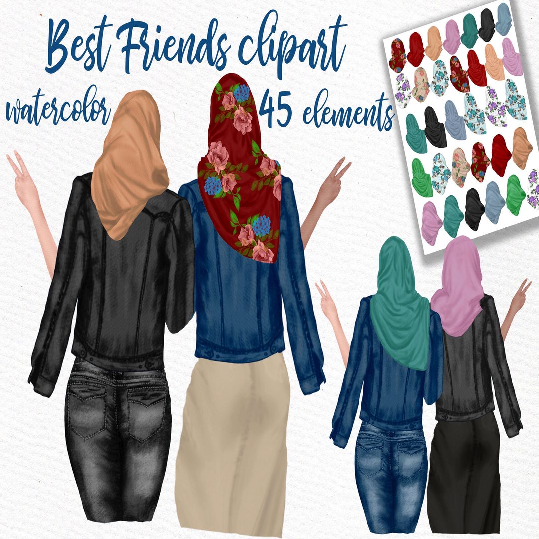 hijab clipart - Inspire Uplift