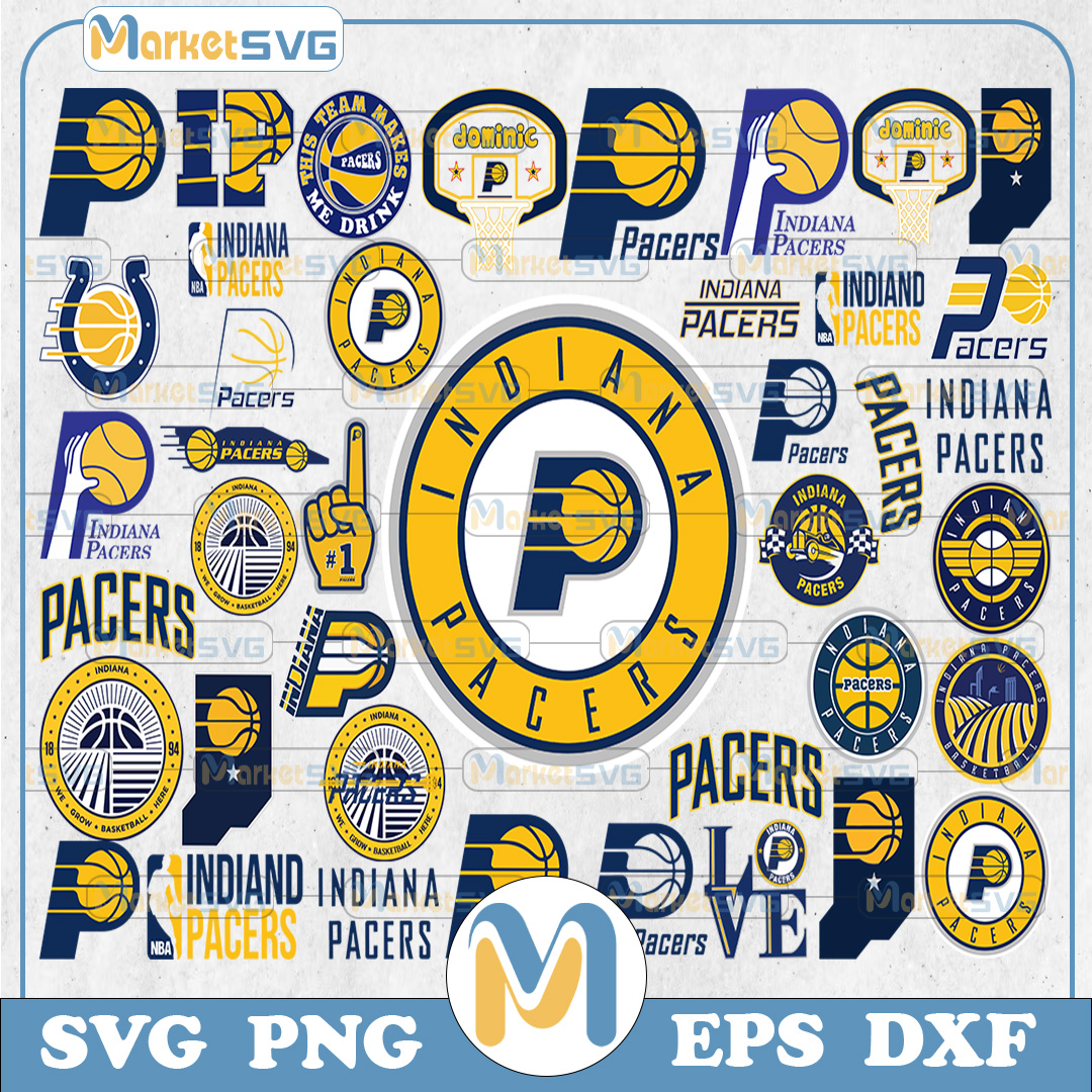 42 Files Indiana Pacers Basketball Team svg, Indiana Pacers | Inspire ...