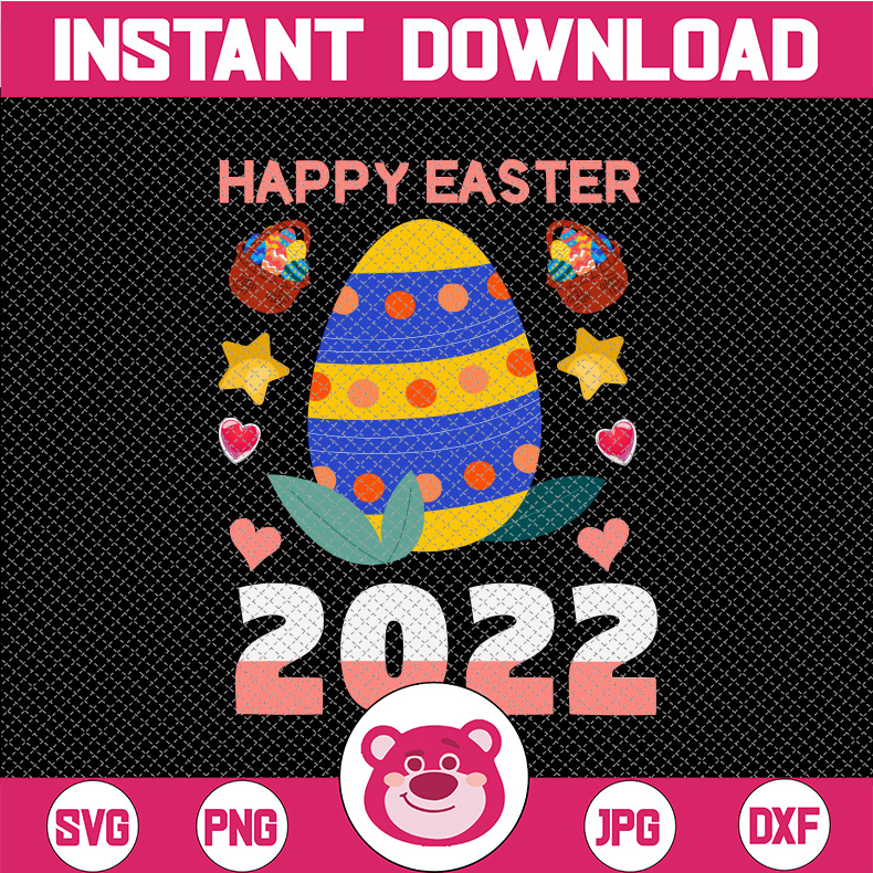 Easter 2022 SVG, Happy Easter SVG, Easter Egg SVG, Digital D | Inspire ...