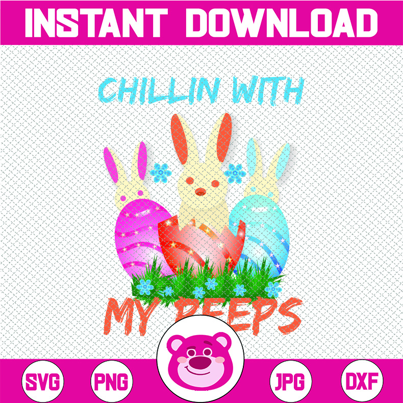 Easter png, Chillin With My Peeps png, girls Easter png, boy | Inspire ...