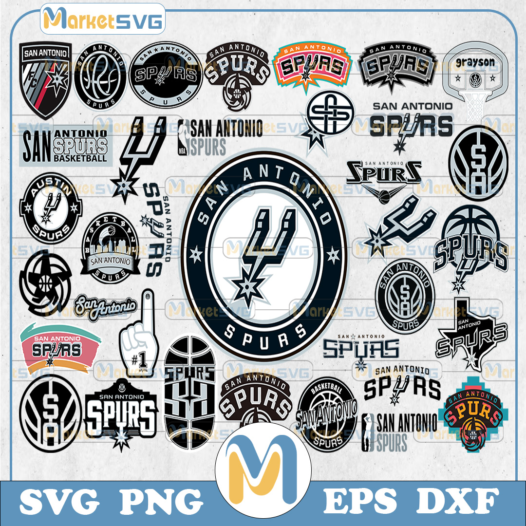 35 Files San Antonio Spurs Basketball Team SVG, San Antonio | Inspire ...
