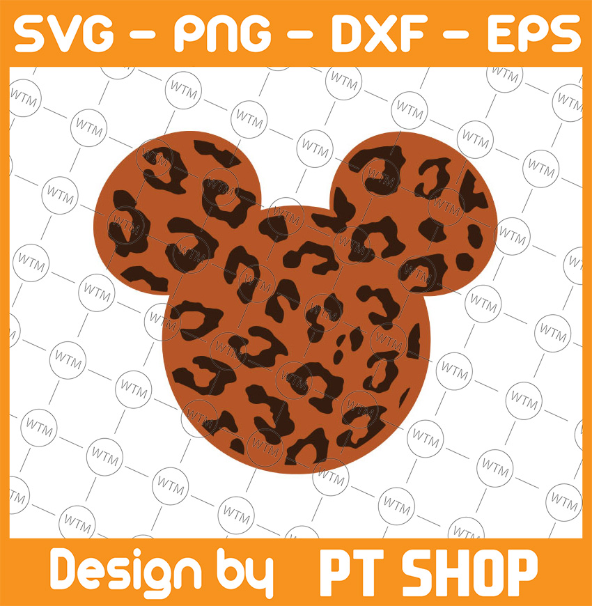Mickey Mouse Cheetah SVG Clipart,Mickey Minnie Leopard Cheet - Inspire ...