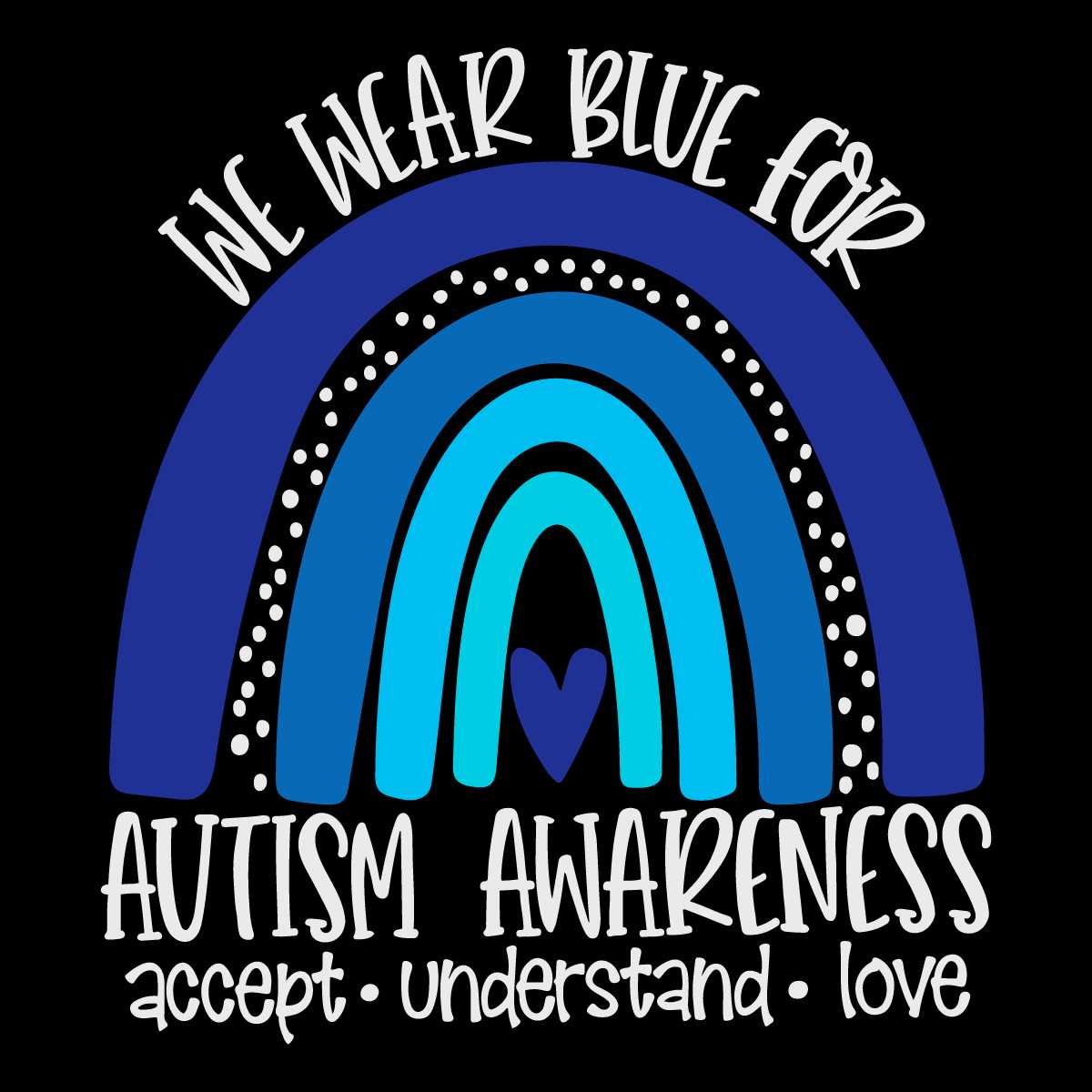 Autism Awareness SVG In April We Wear Blue SVG Cutting Files - Inspire ...