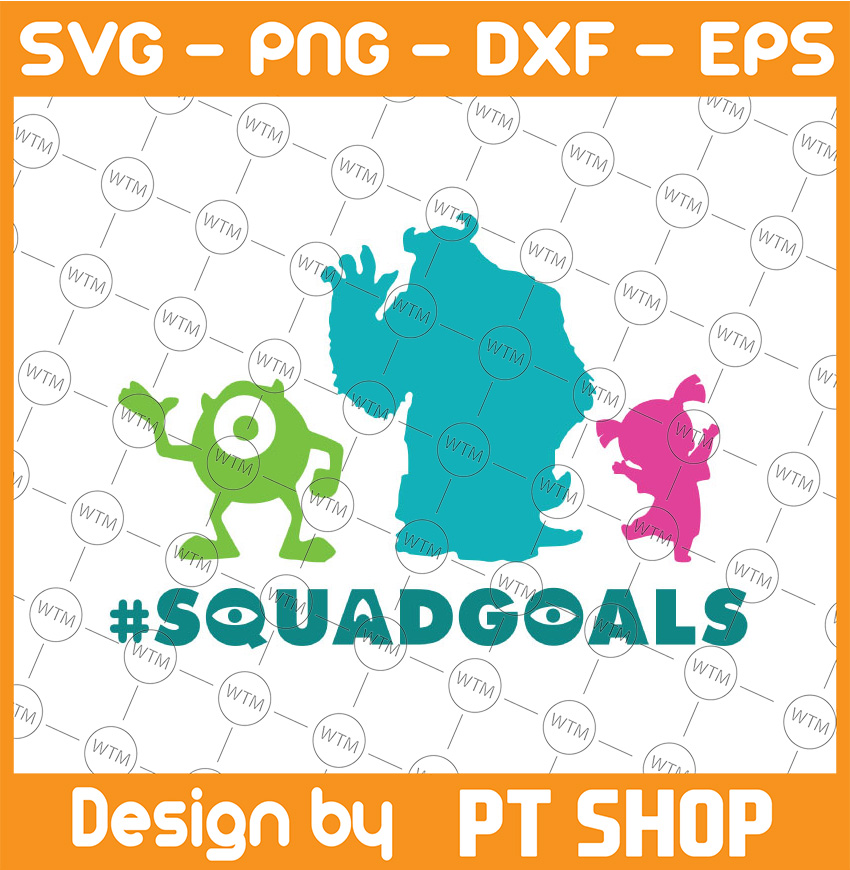 Monsters Inc Squadgoals svg,Disney Mickey and Minnie svg,Dis - Inspire ...