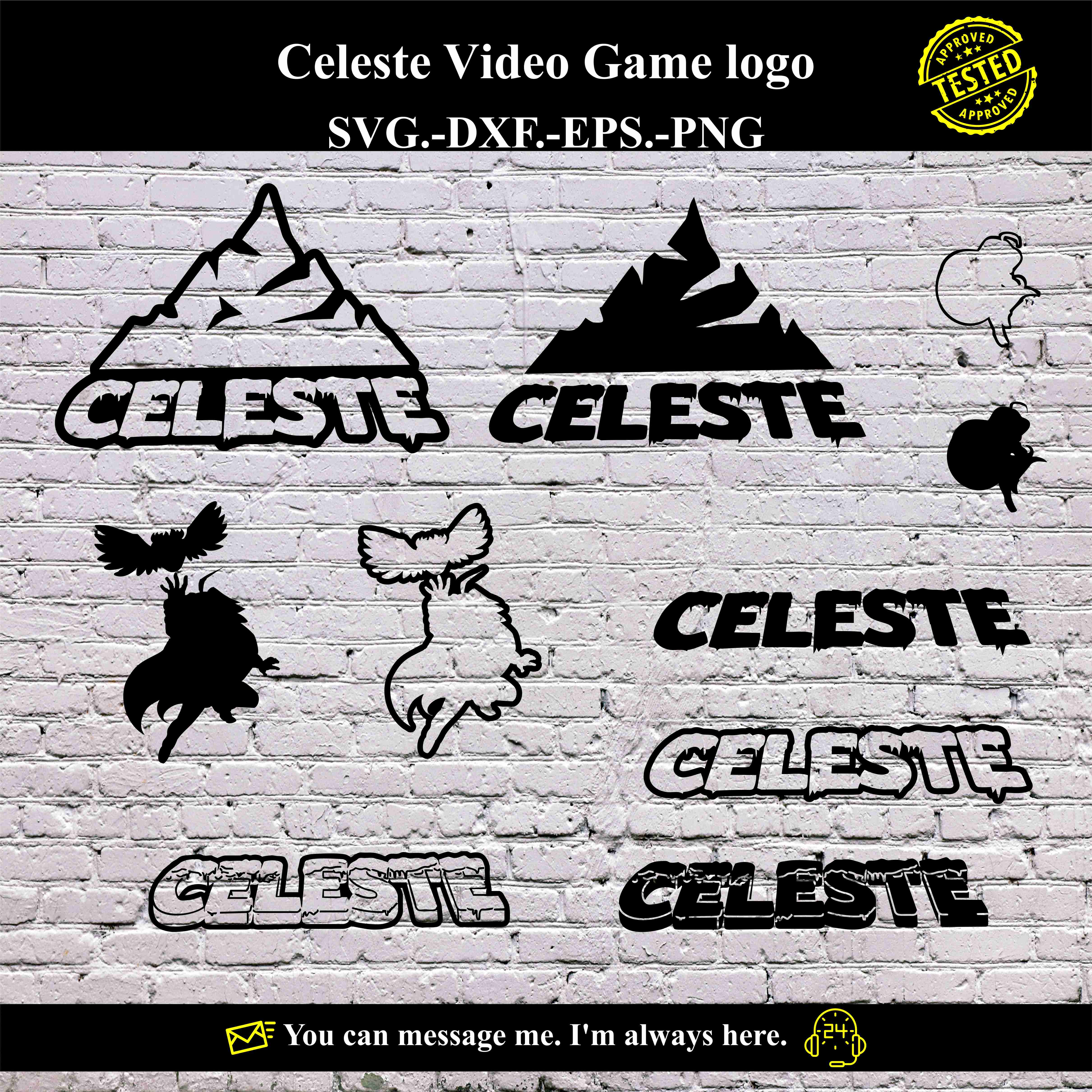 Celeste Video Game logo SVG Vector Digital product - instant | Inspire ...