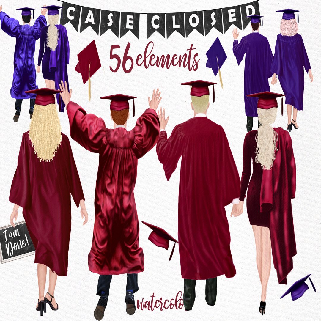 Graduation Clipart: "GRADUATING STUDENTS" Graduate Congrats | Inspire ...