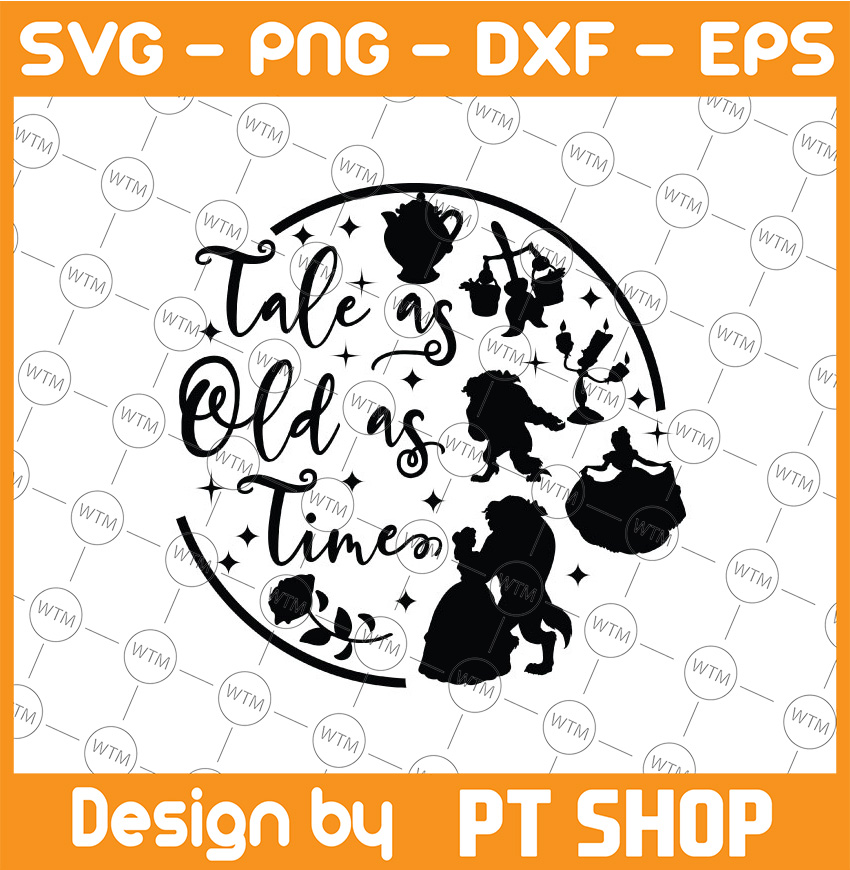 Tale as old as time svg, Beauty and the beast svg, Belle svg | Inspire ...