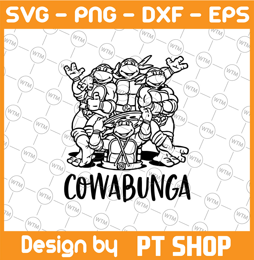TMNT cowabunga svg, png, dxf, Cartoon svg, Disney svg, png, | Inspire ...