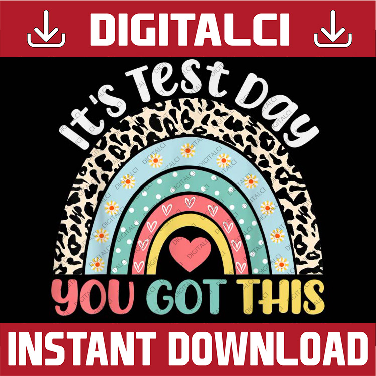 Funny It's Test Day Leopard Print Teacher Testing Last Day O | Inspire ...