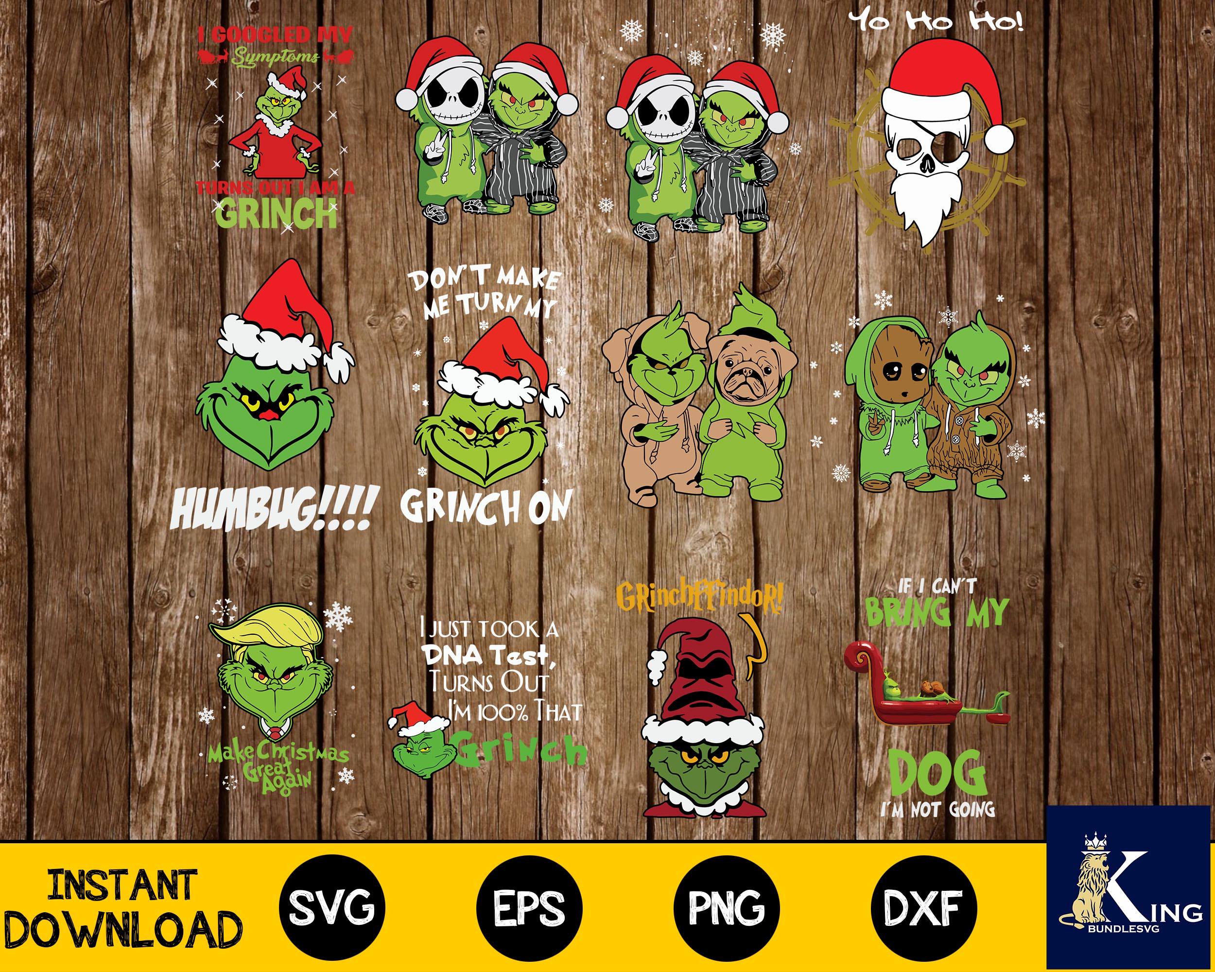 Grinch Bundle Christmas svg,Grinch svg eps png, for Cricut, | Inspire ...
