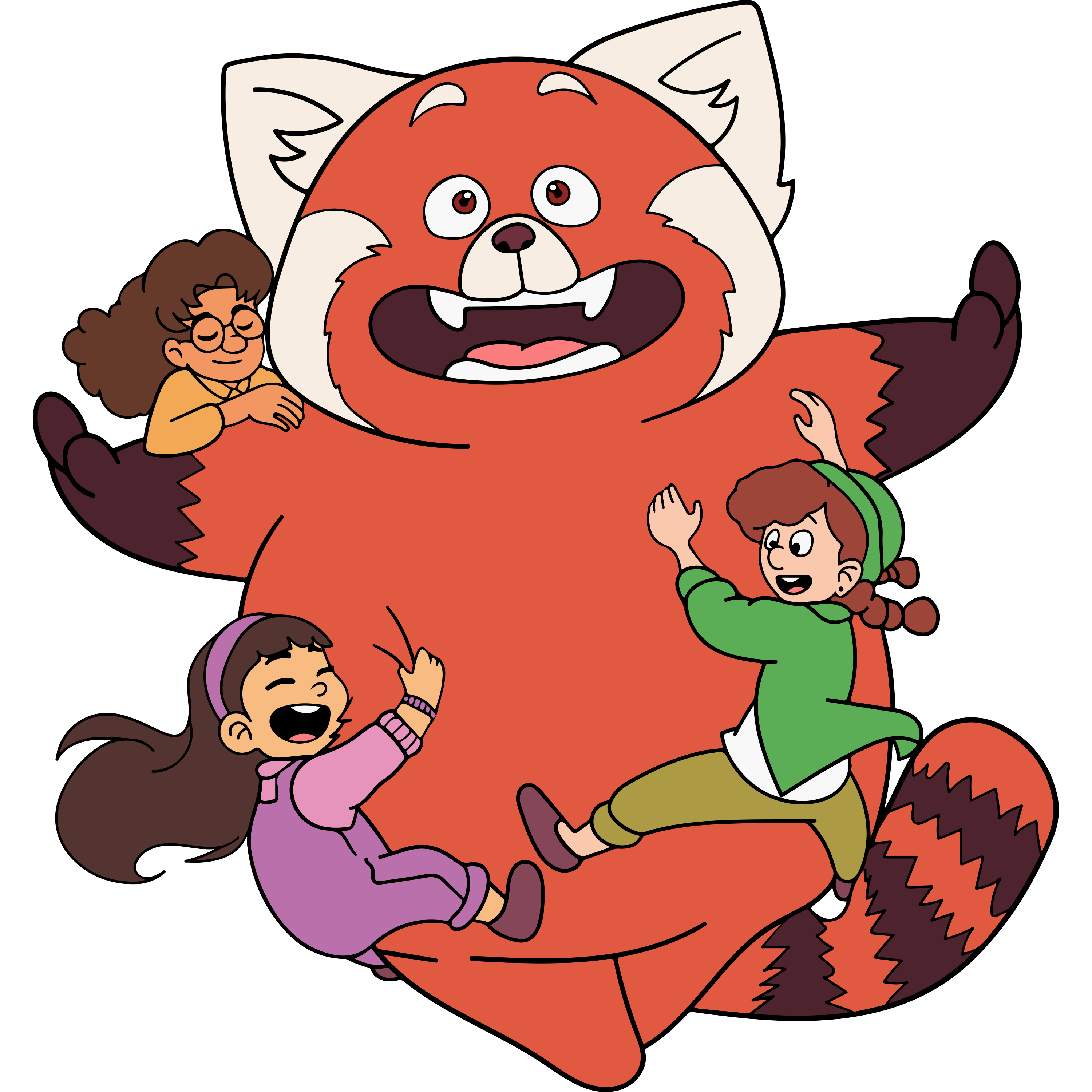 Turning Red Alphabet | Logo | Font | SVG | PNG | CRICUT | Inspire Uplift