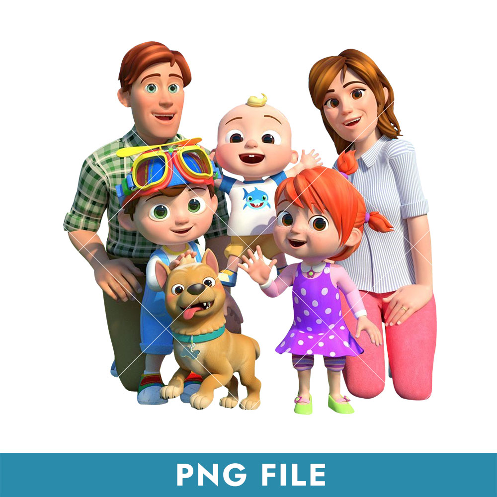 Cocomelon Family Png, Cocomelon Birthday Png, Cocomelon Png | Inspire ...