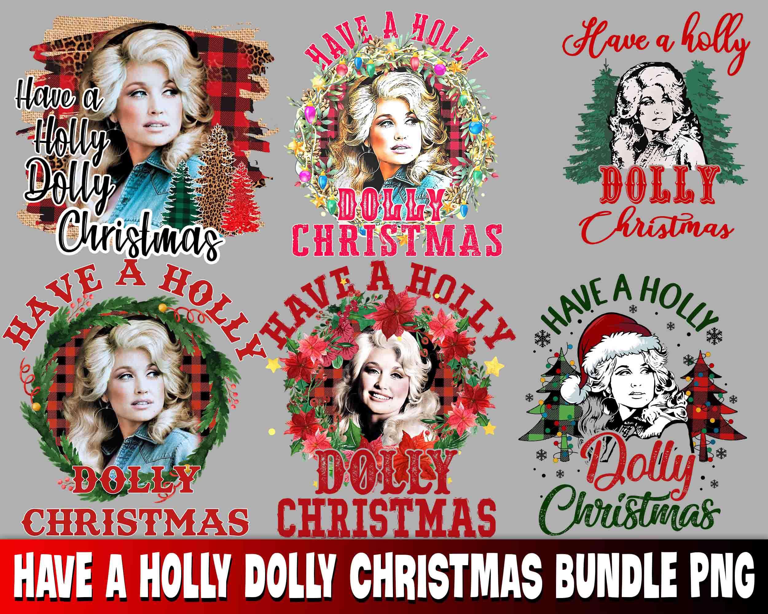 Have A Holly Dolly christmas bundle PNG , Mega bundle Have A | Inspire ...