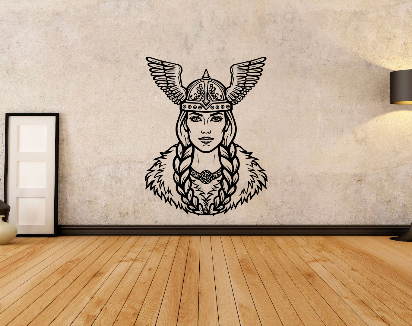Valkyrie Sticker Warrior Maiden Scandinavian Mythology Wall | Inspire ...