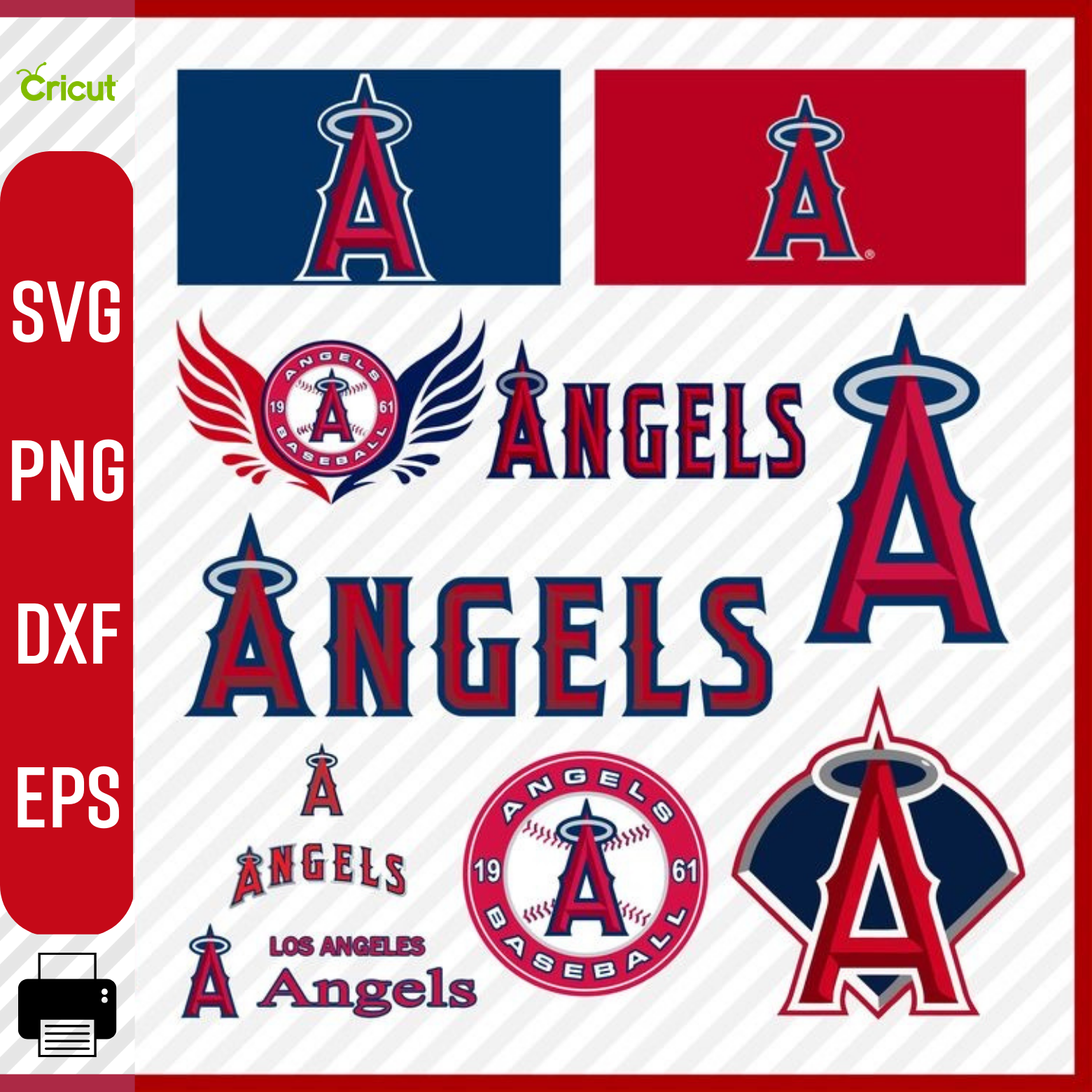 Layered Los Angeles Angels logo, Los Angeles Angels svg, Los | Inspire ...